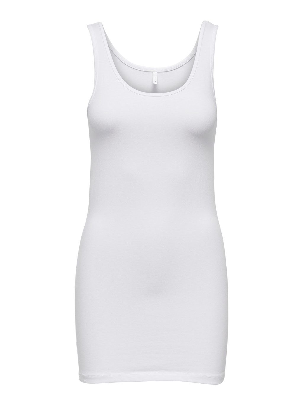 Basic long Tank top | White | ONLY®