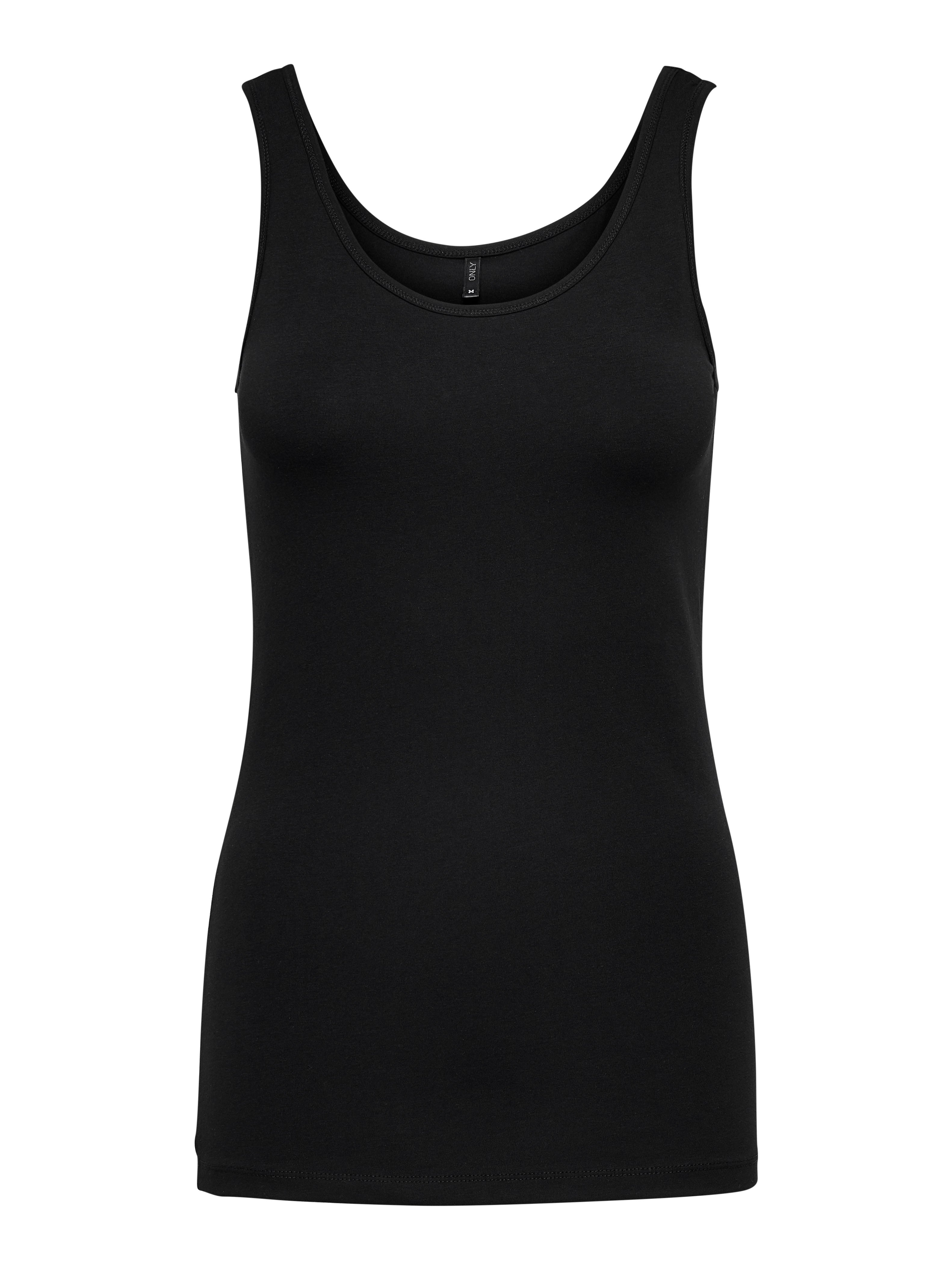 Basic Tanktop | Zwart | ONLY®