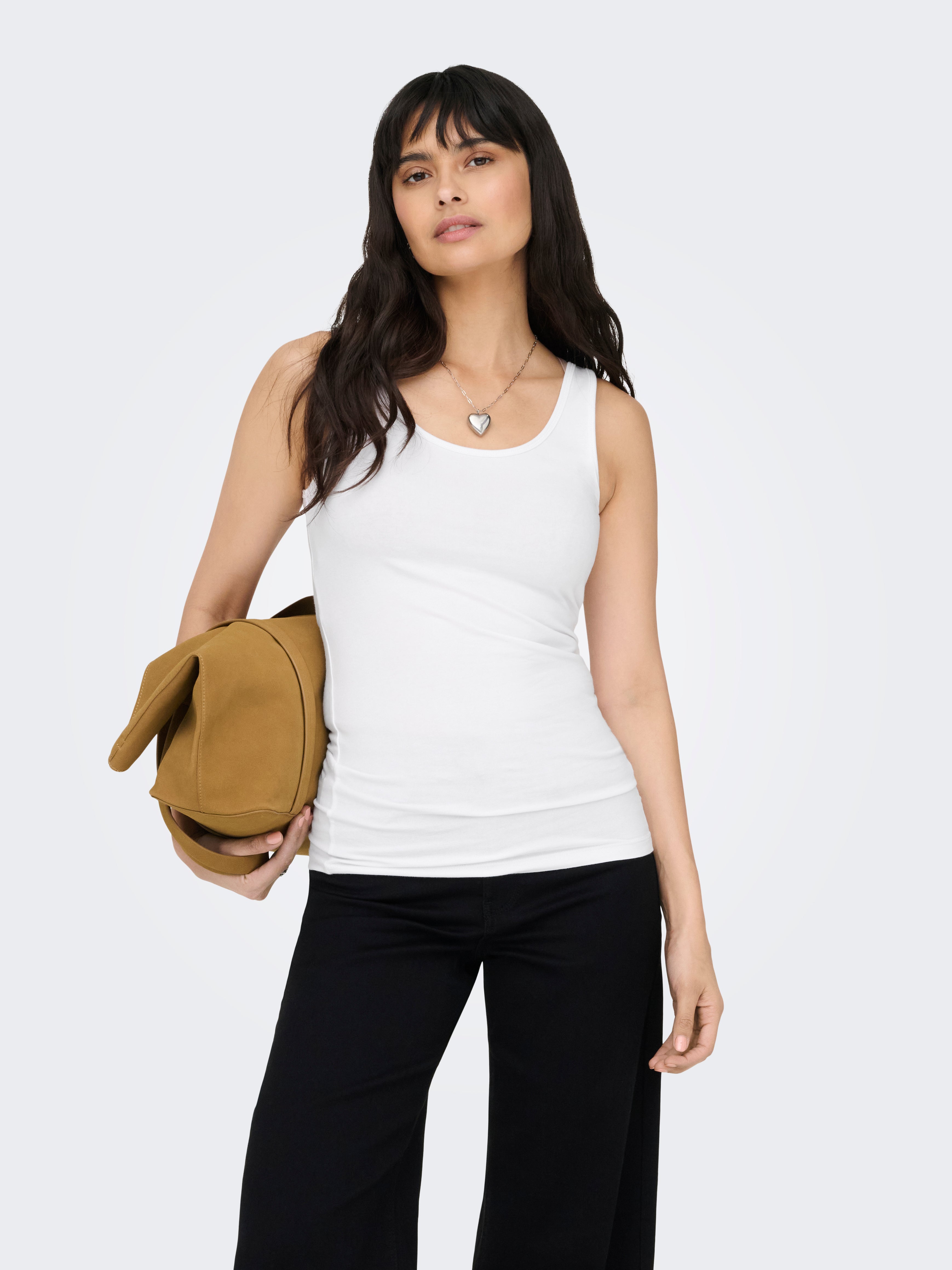 Basic Tanktop | Weiß | ONLY®