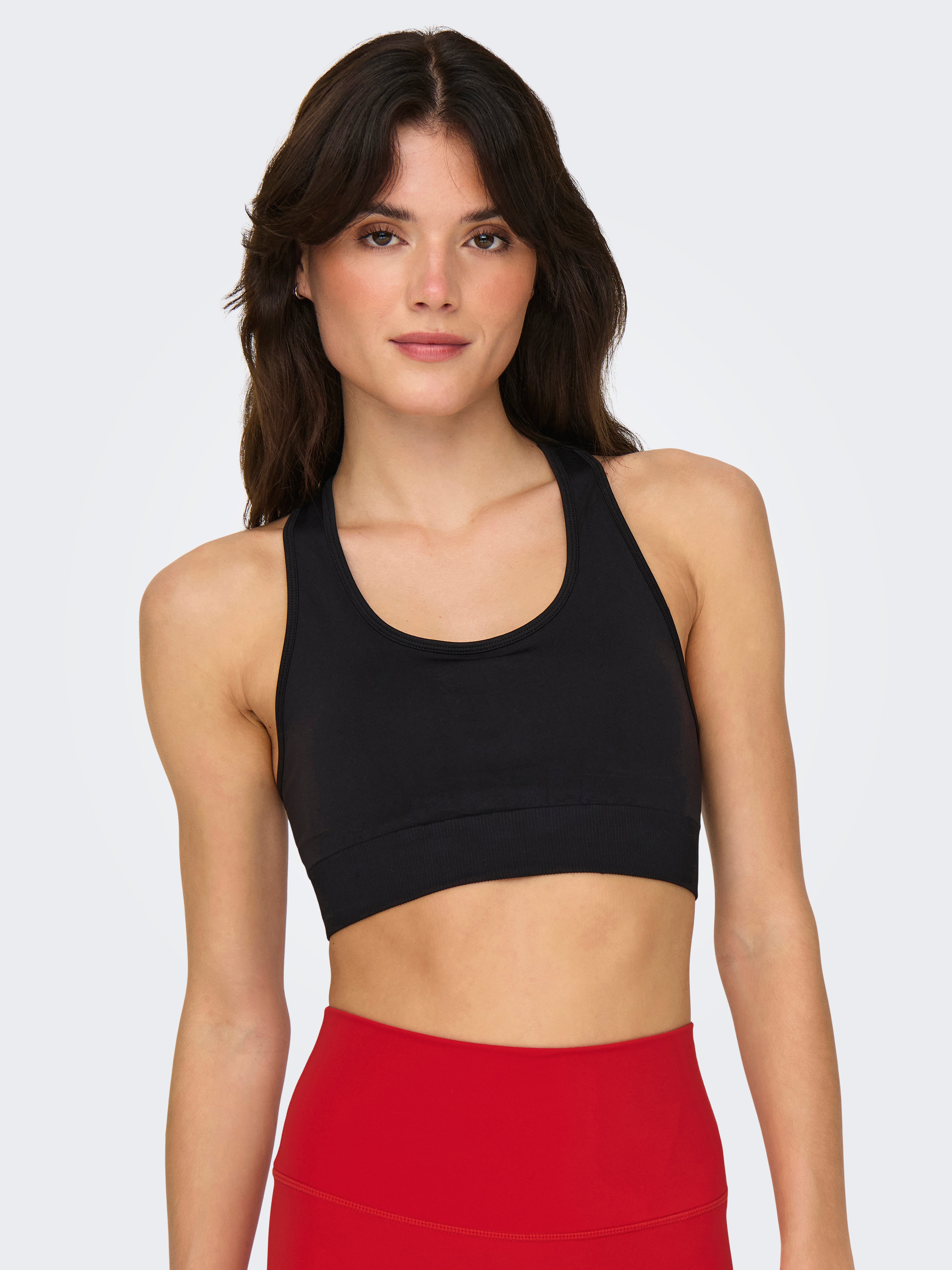 Seamless Sports Bra | Black | ONLY®