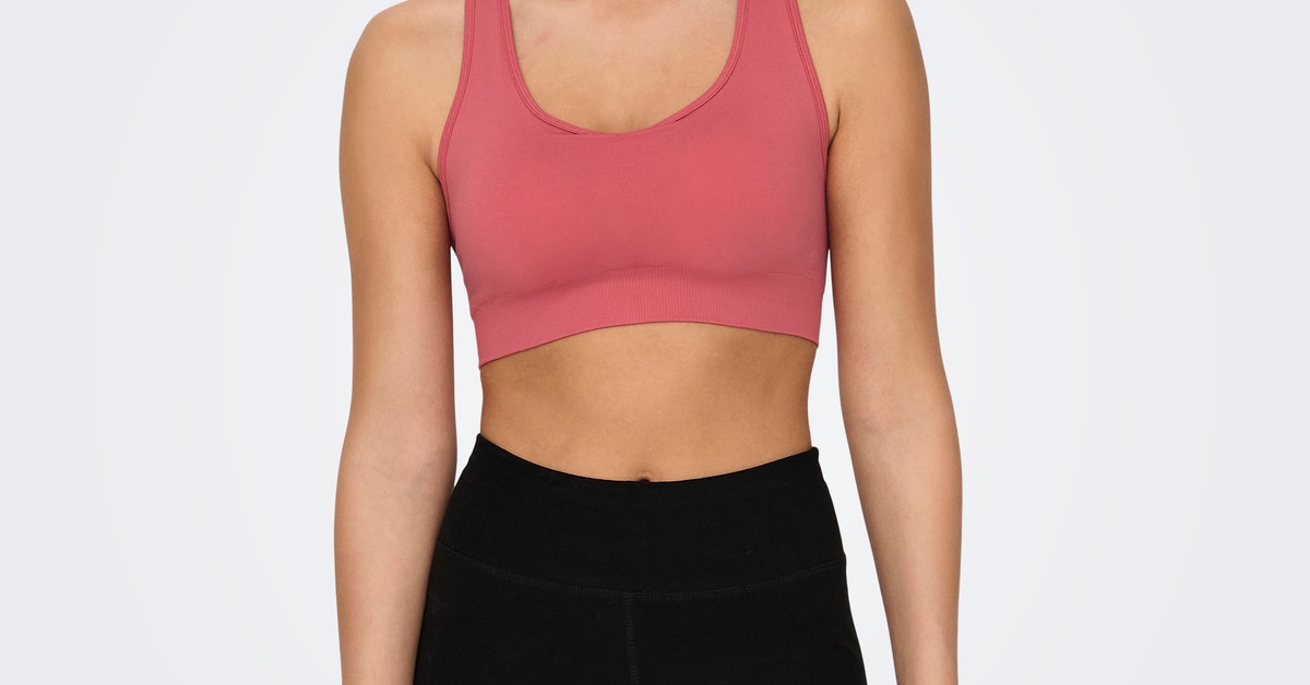 Naadloos Sport BH | Midden Roze | ONLY®