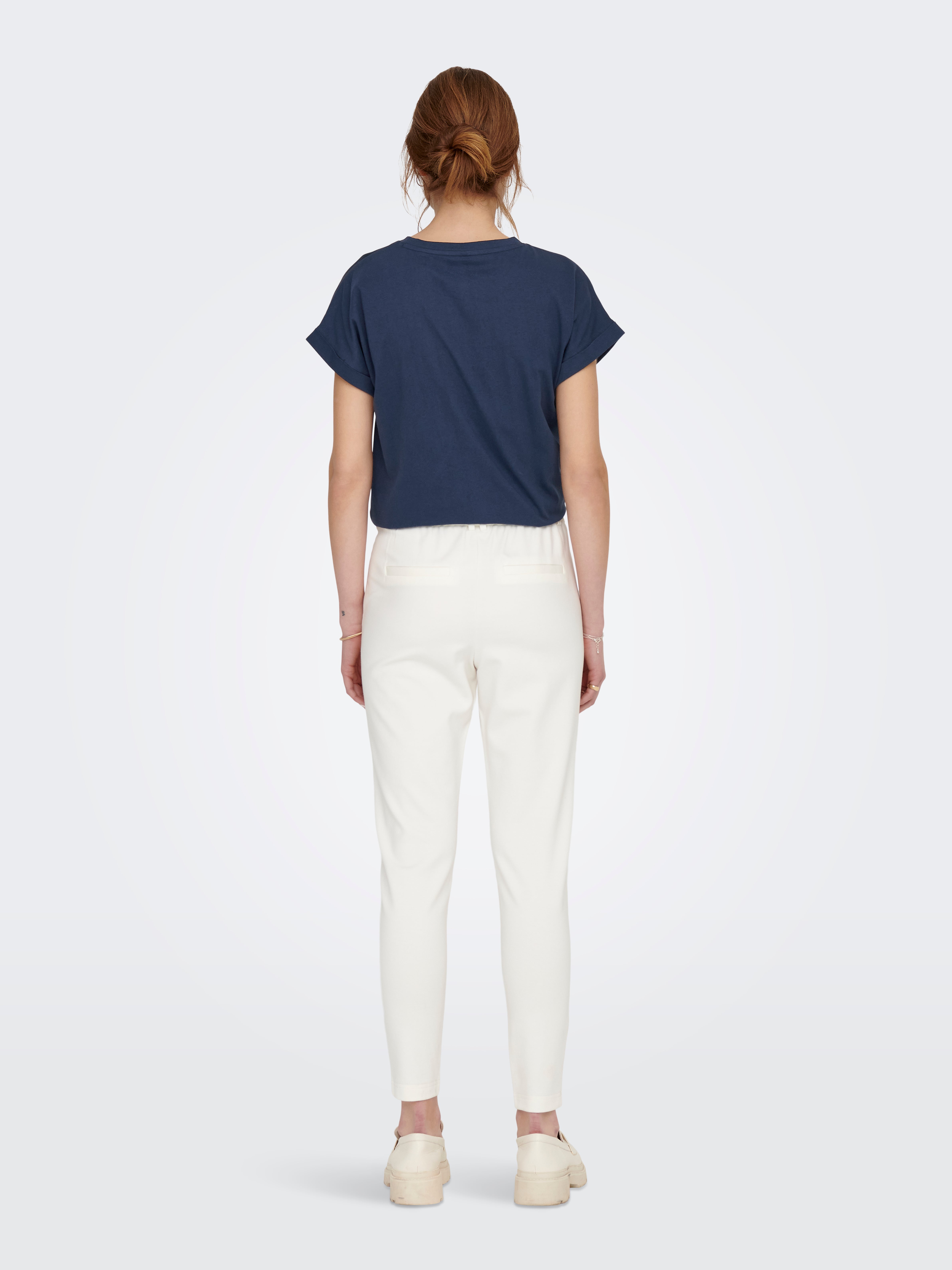 Effen Broek | Wit | ONLY®