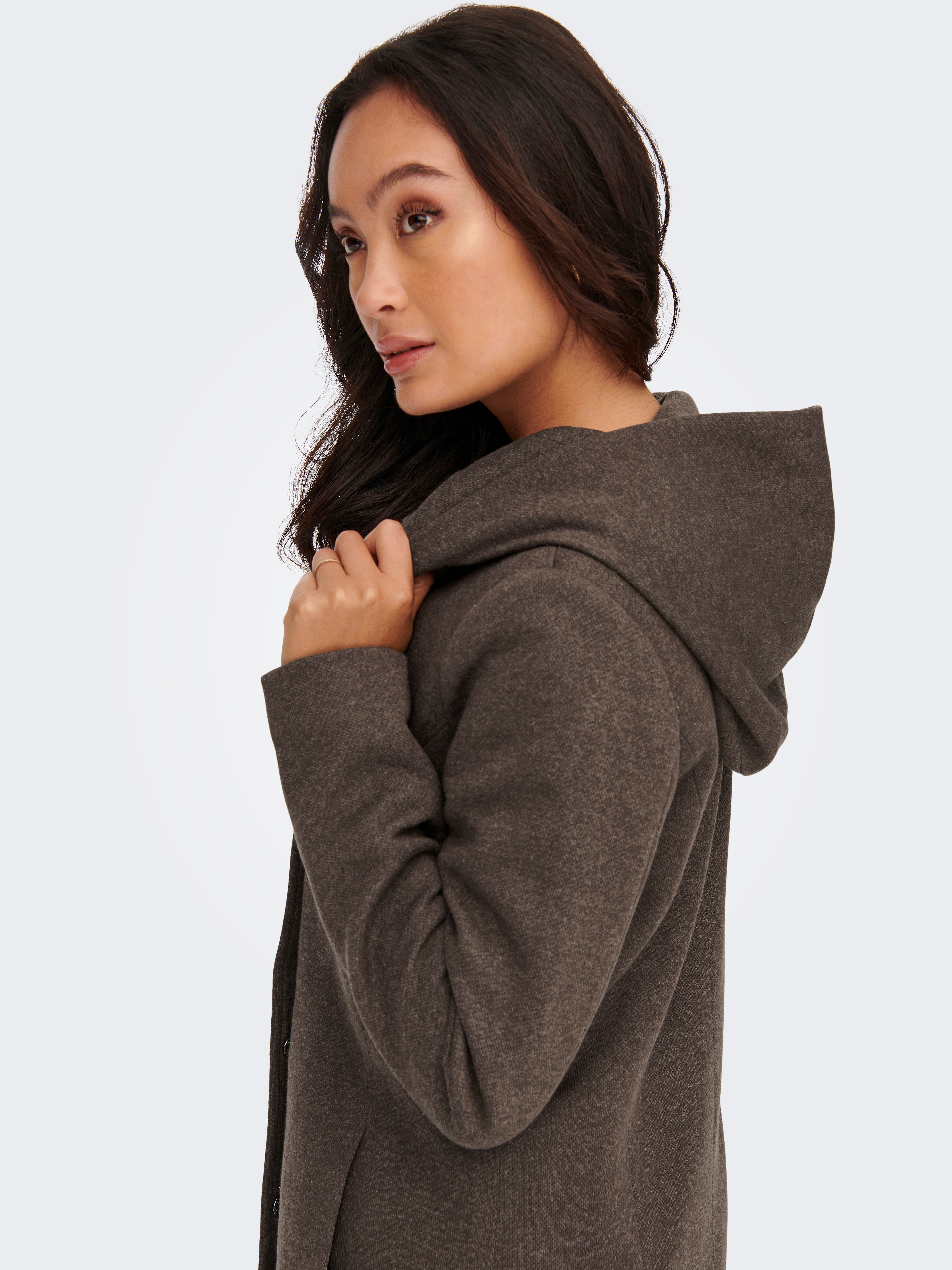 Klassisk Kåpe | Mørk brun | ONLY®