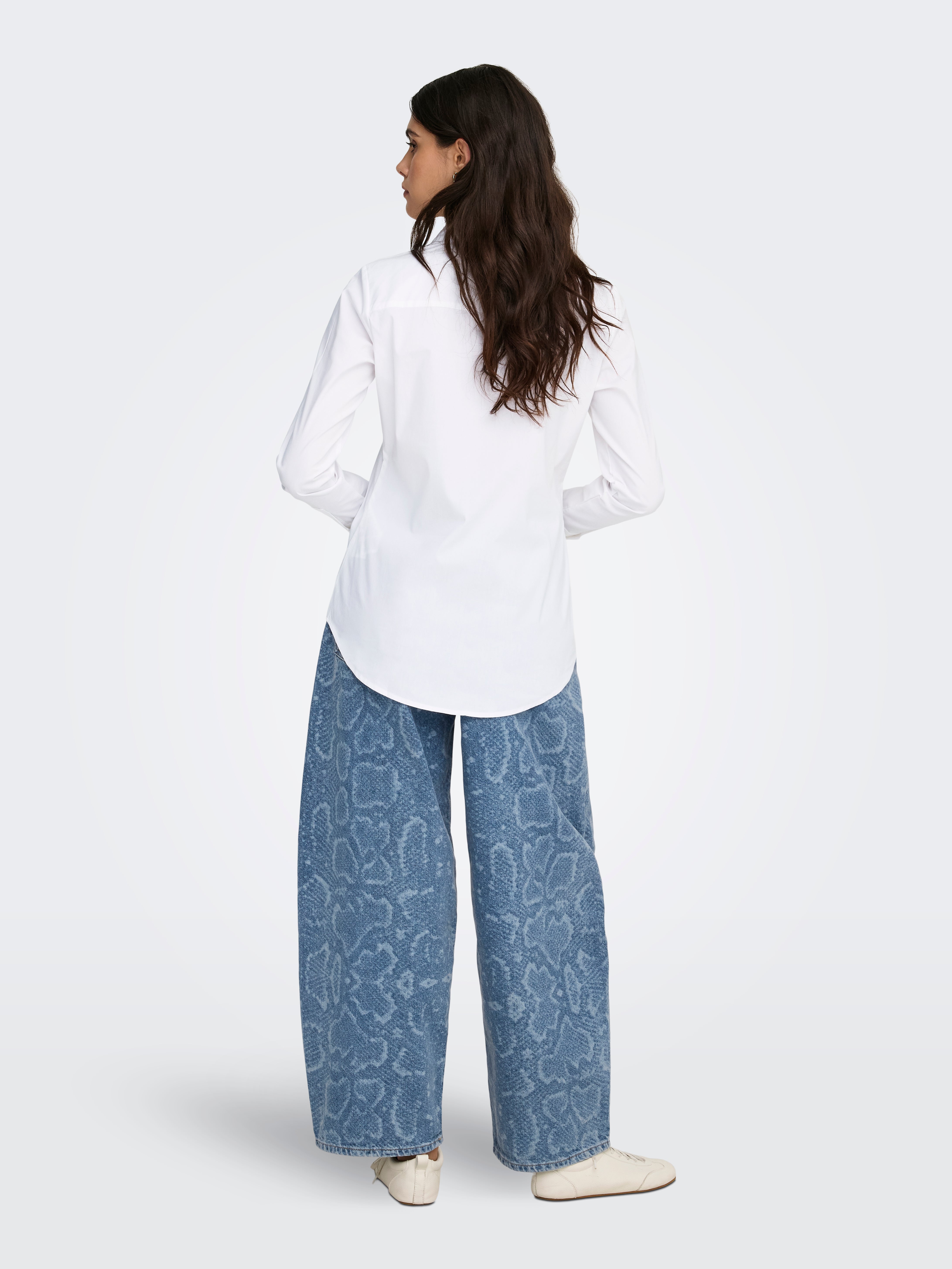 Classic Long sleeved shirt | White | ONLY®