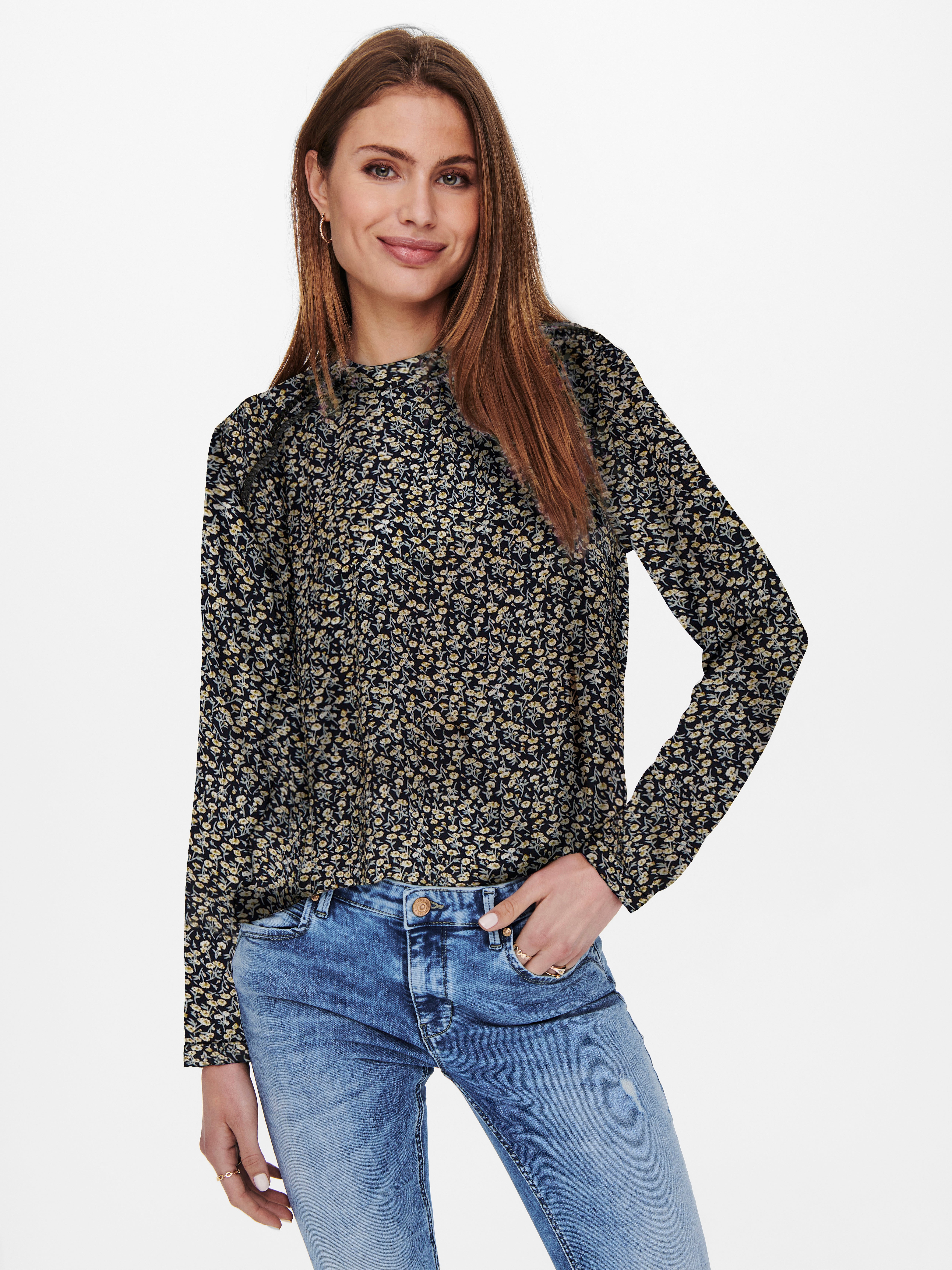 Printed Long Sleeved Top with 30% discount! | ONLY®
