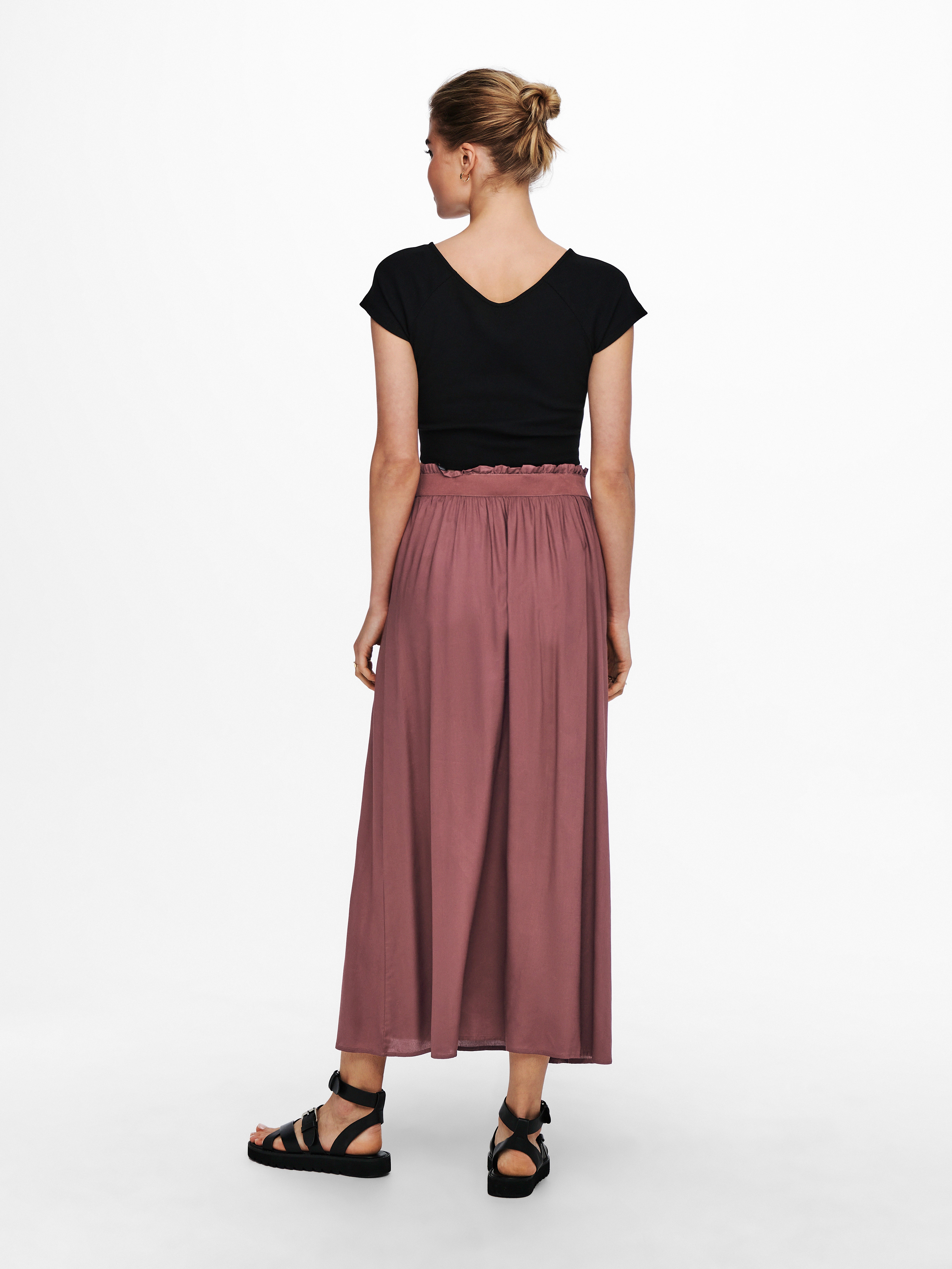 Langer Rock | Dunkelrosa | ONLY®