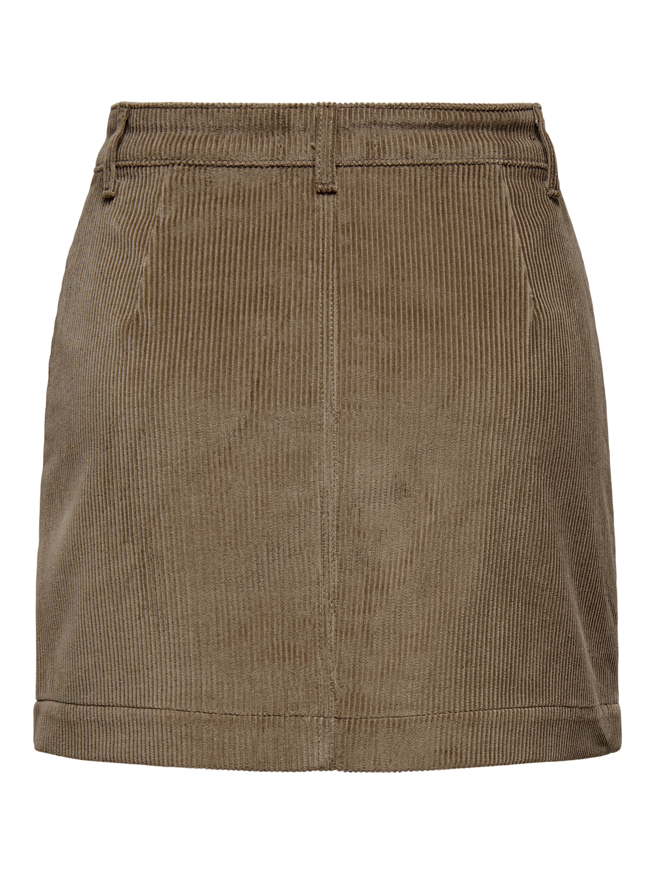 High waist Korte rok | Midden Bruin | ONLY®