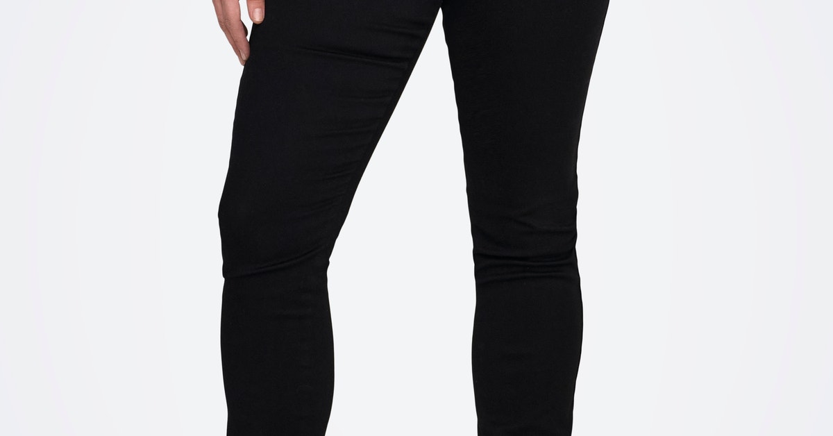 CARAUGUSTA Hög midja Skinny Fit Jeans | Svarta | ONLY®