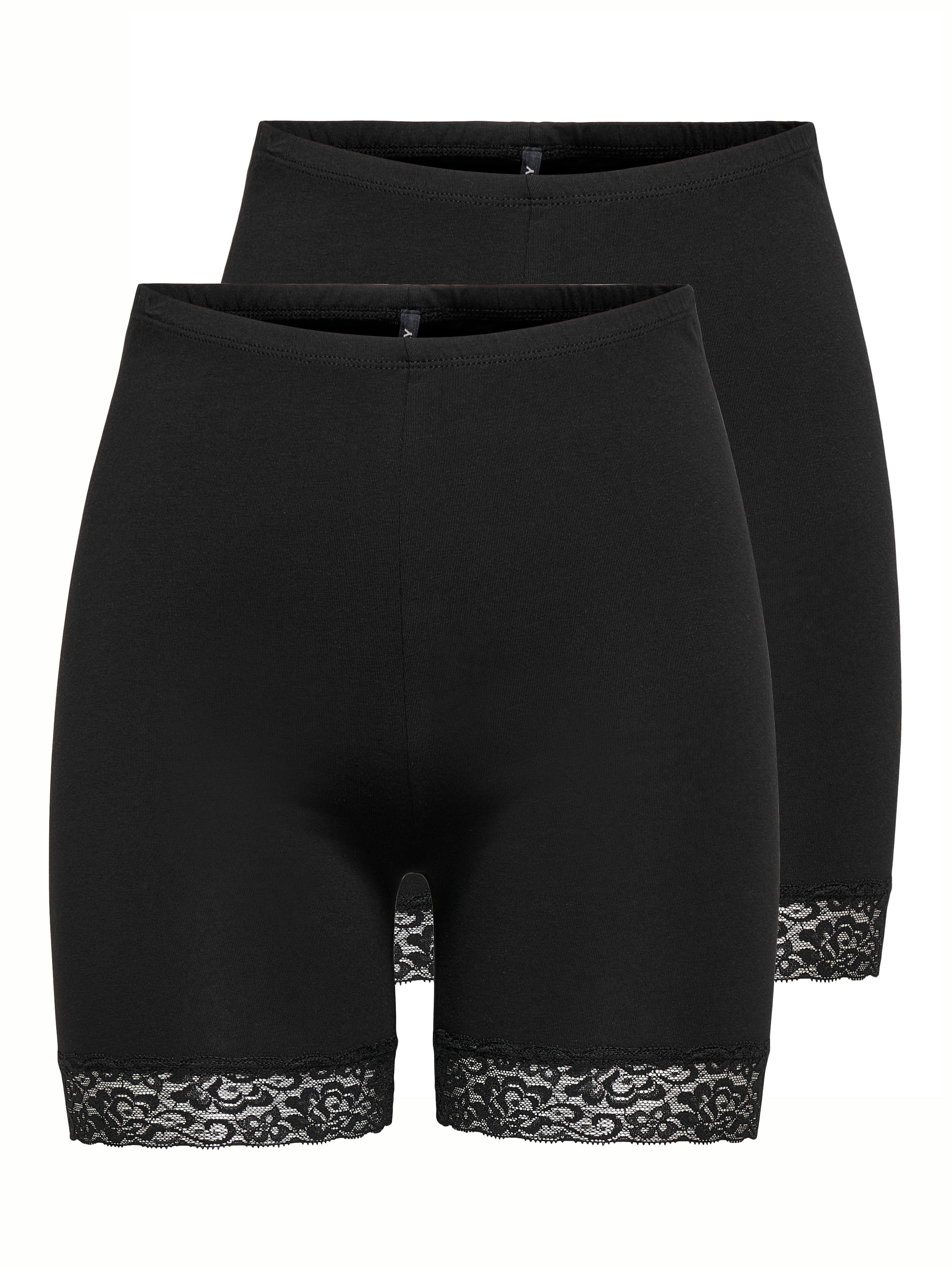 ONLLIVE Corte slim Shorts ajustados | Negro | ONLY®