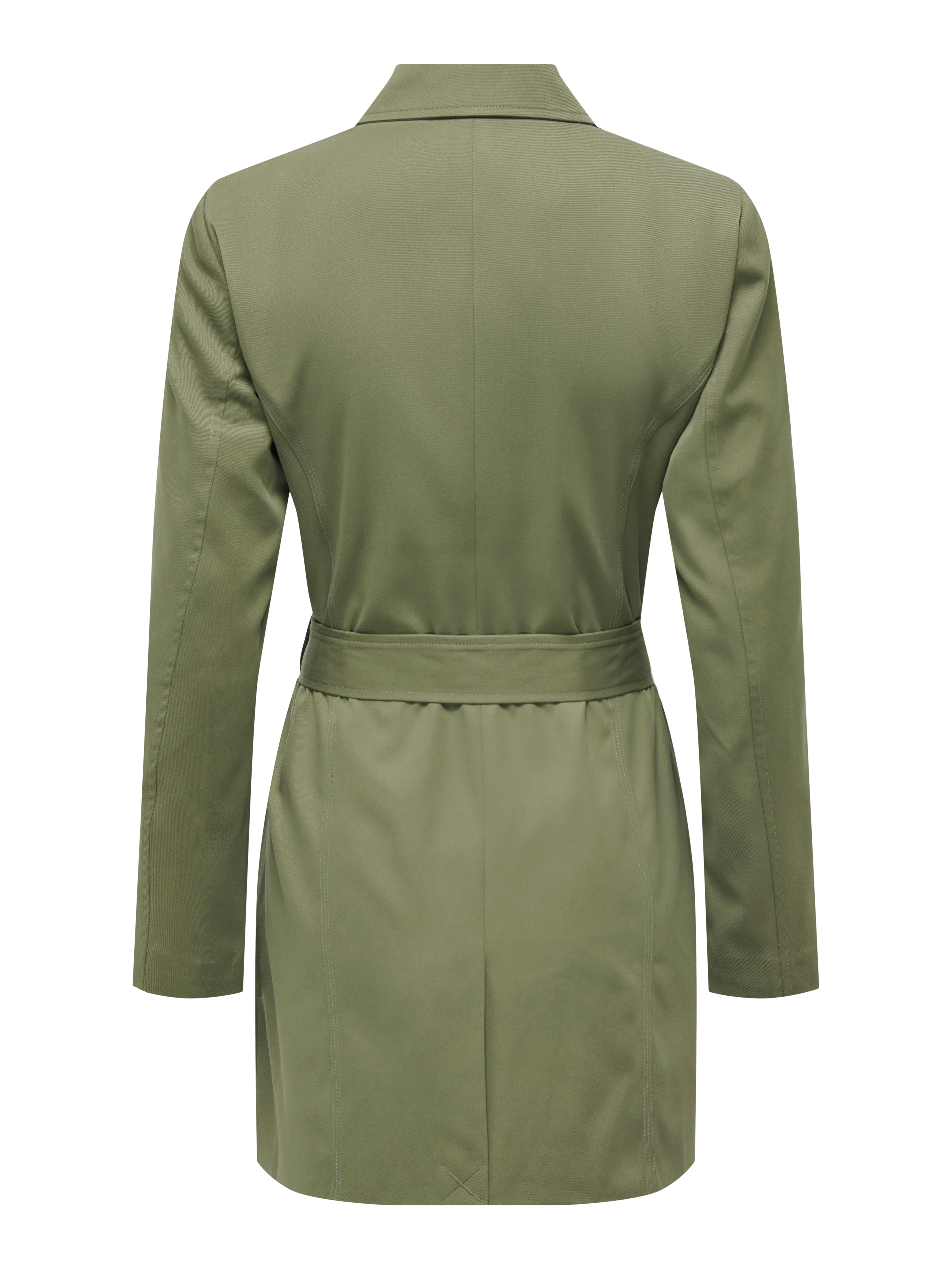 Short solid color Trenchcoat | Medium Green | ONLY®