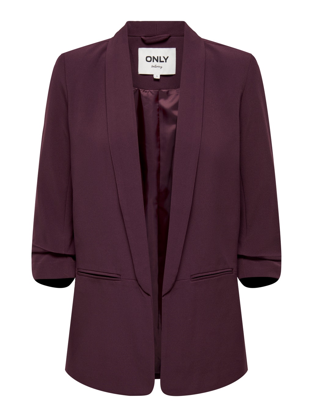 Langer Blazer | Dunkles Violett | ONLY®