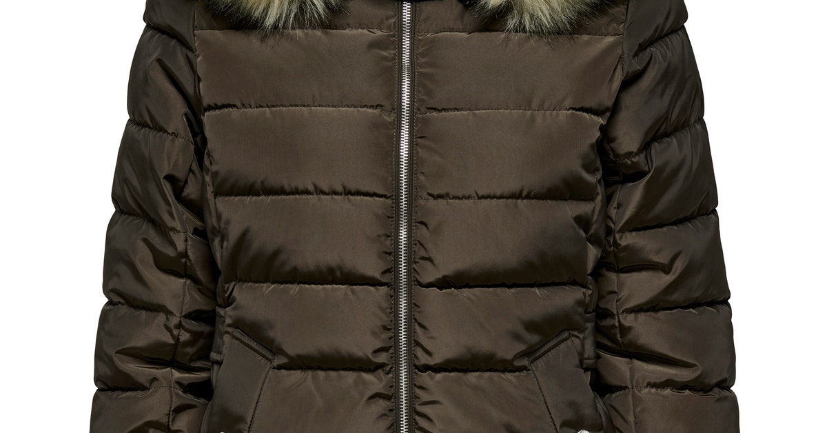 High stand-up collar Jacket | Dark Brown | ONLY®