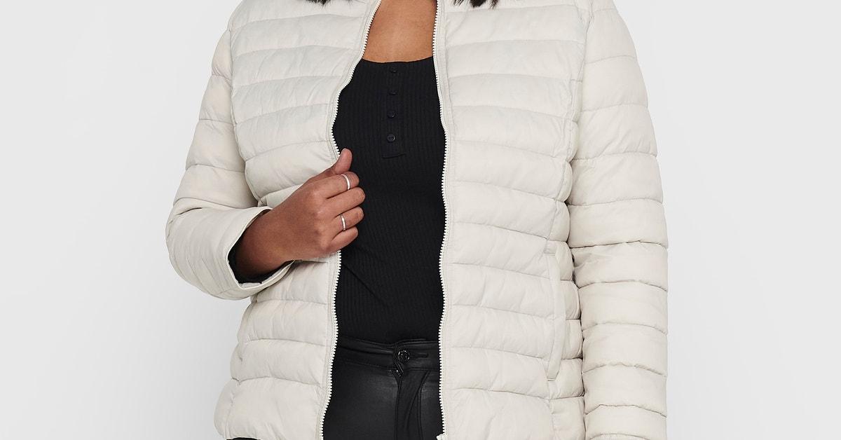 CARTAHOE Quilted jacket | Light Grey | ONLY®