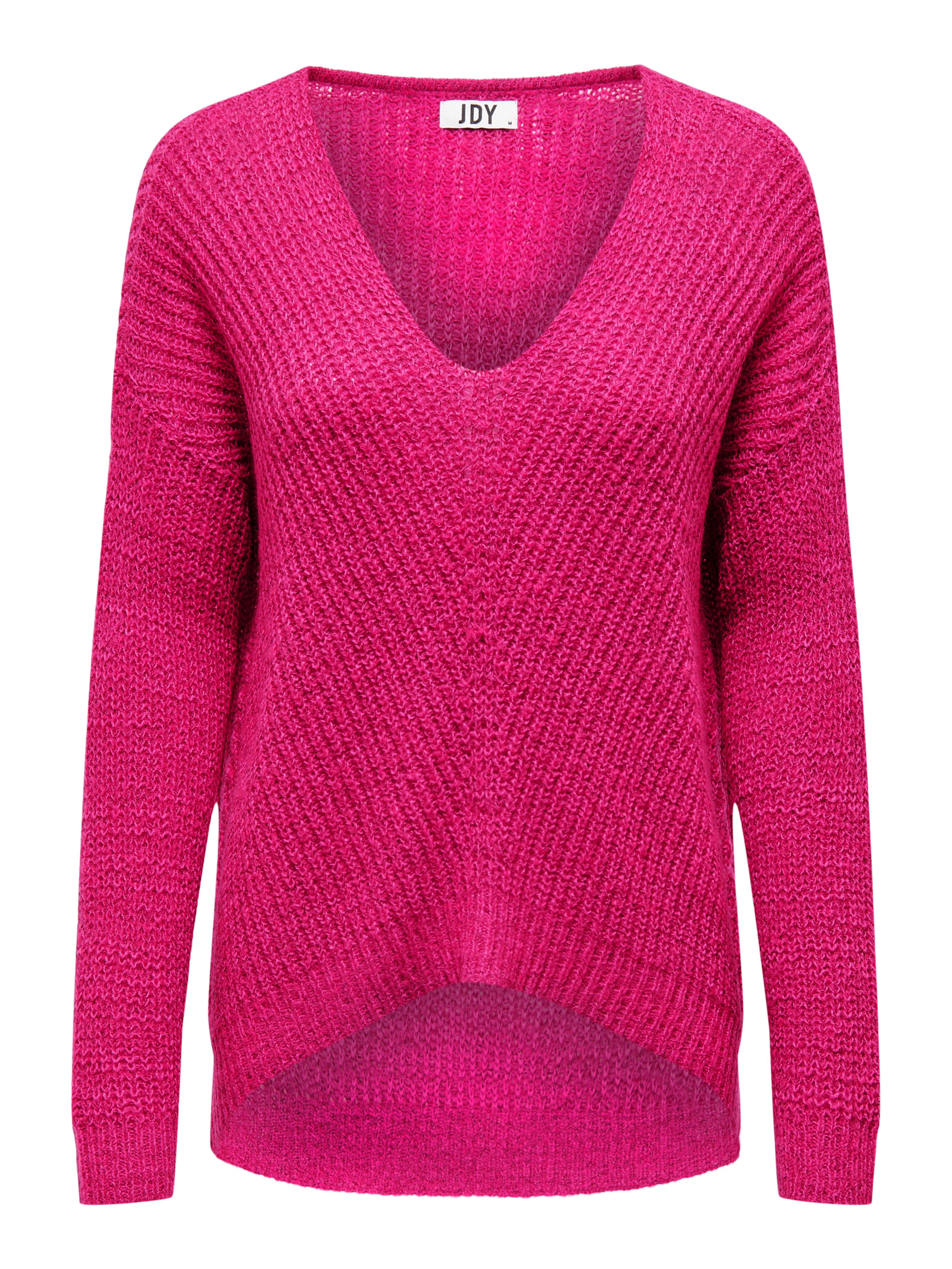 Décolleté en V Pull en maille | Violet foncé | ONLY®