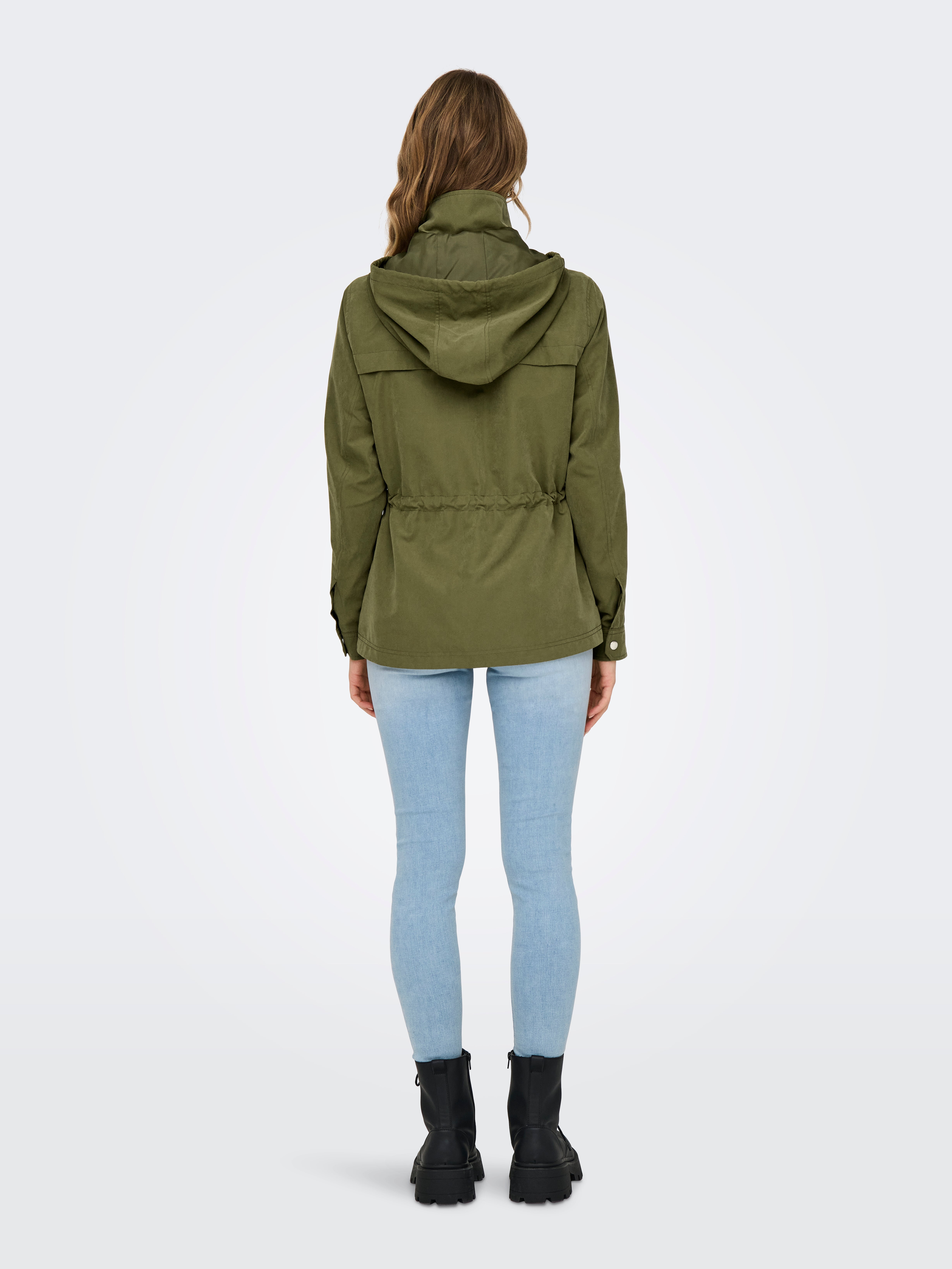 High neck Jacket | Dark Green | ONLY®