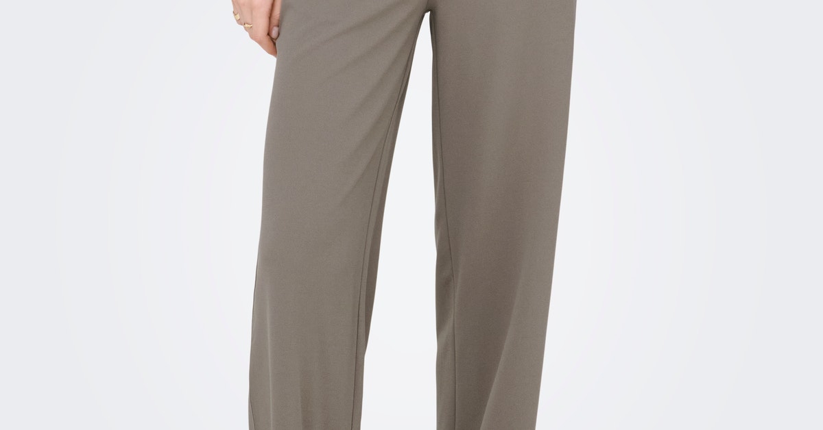 JDYLOUISVILLE Wide Leg Fit Pantalon à jambe large | Marron clair | ONLY®