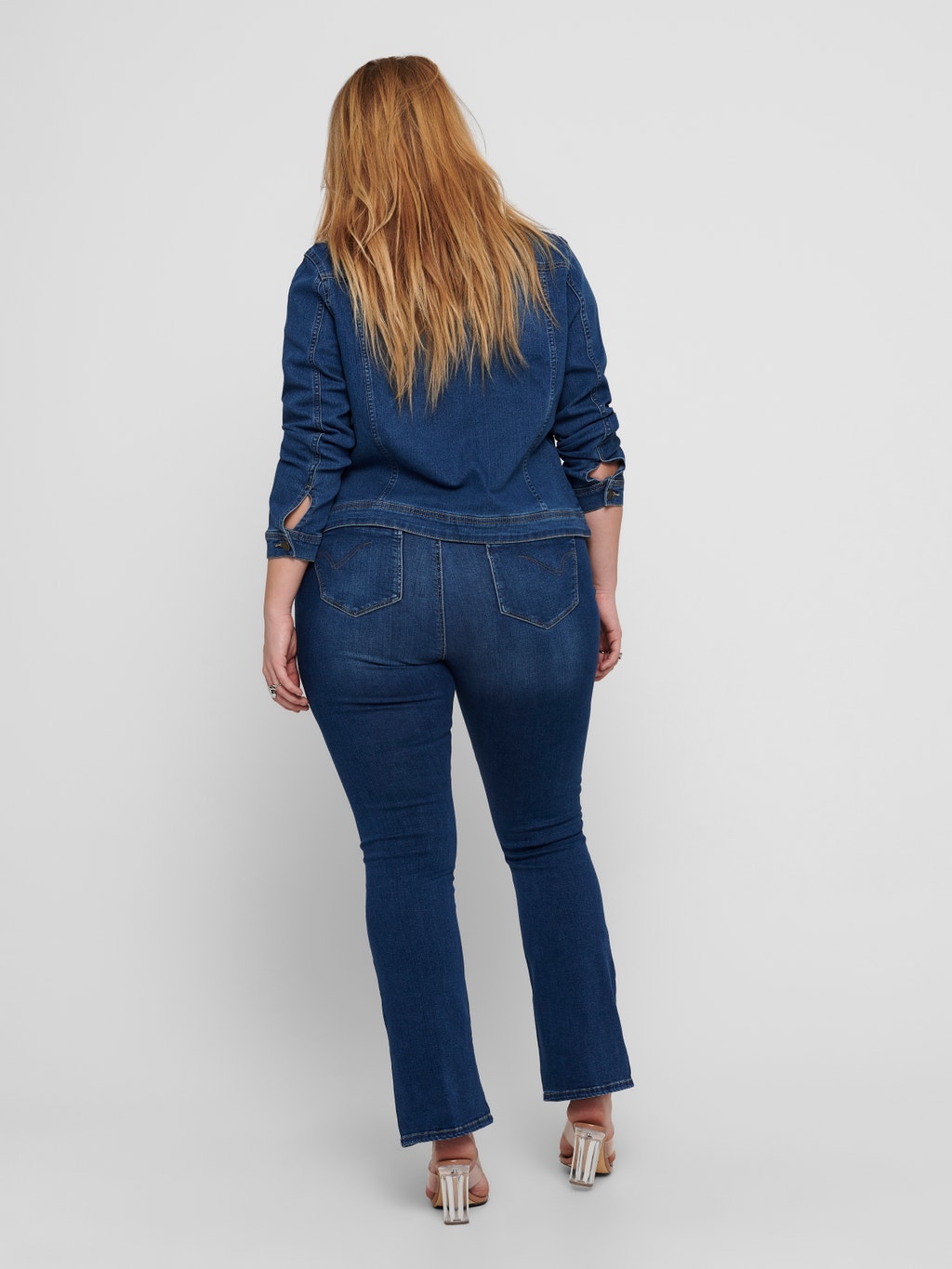 Curvy Denim Jacket Medium Blue Only®