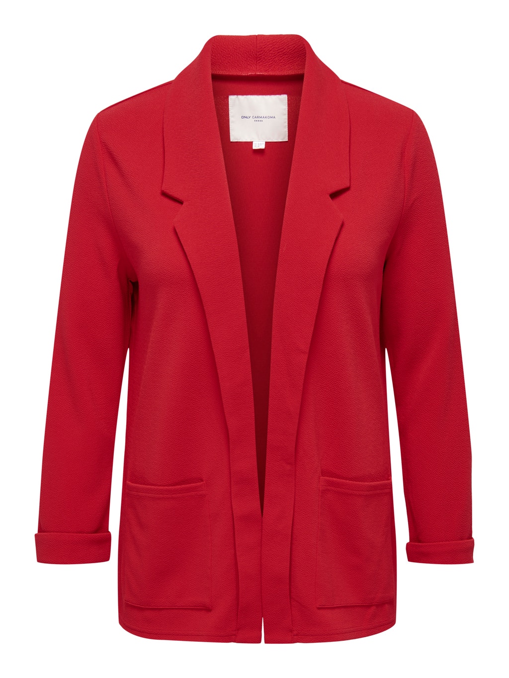 Curvy open Blazer | Medium Red | ONLY®