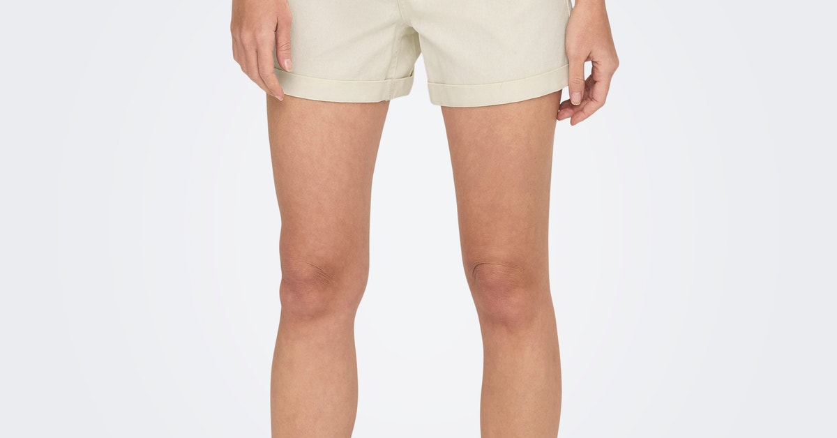 ONLVEGA High waist Regular Fit Denim shorts | Light Rose | ONLY®