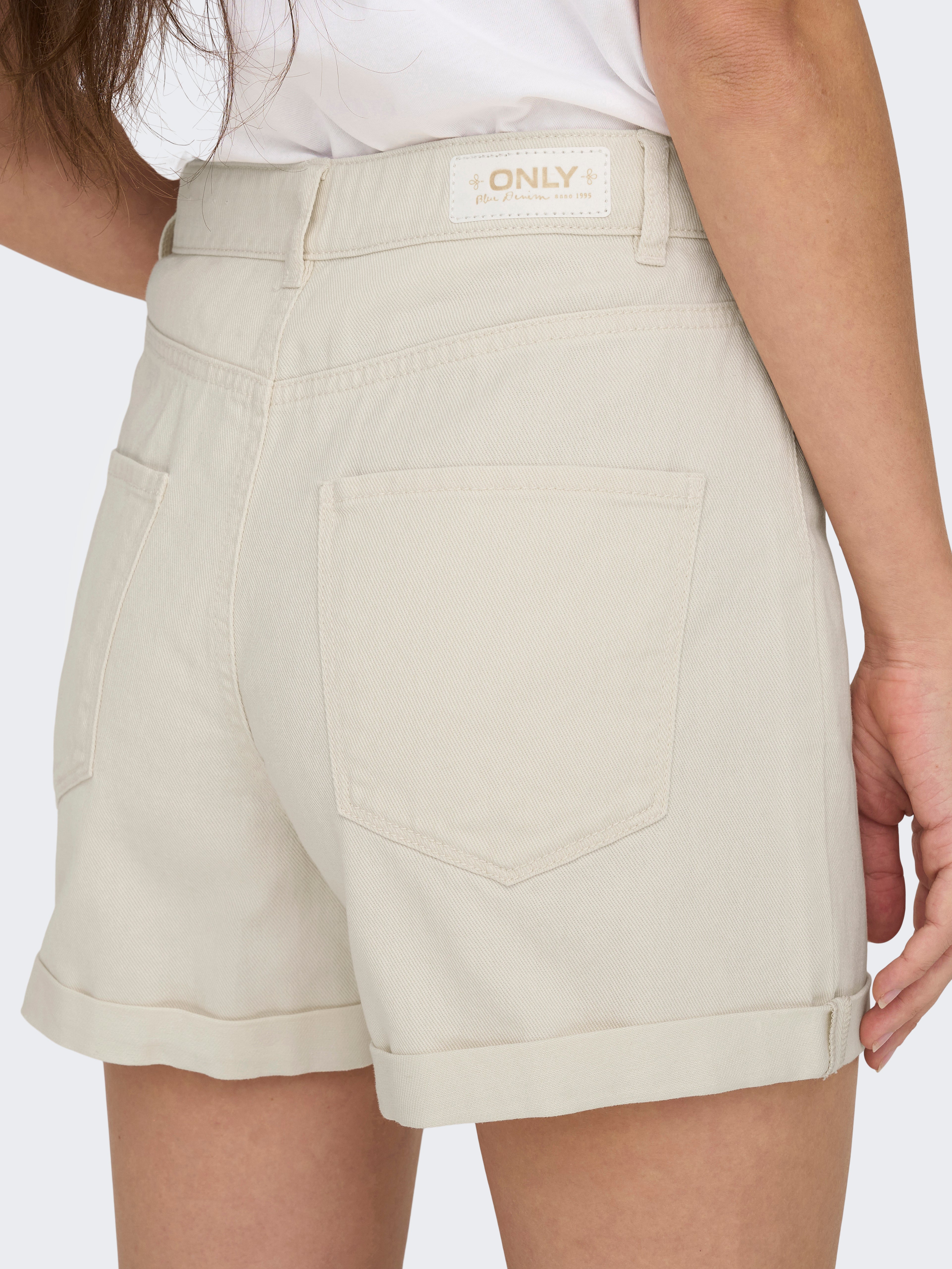 ONLVEGA High waist Regular Fit Denim shorts | Light Rose | ONLY®