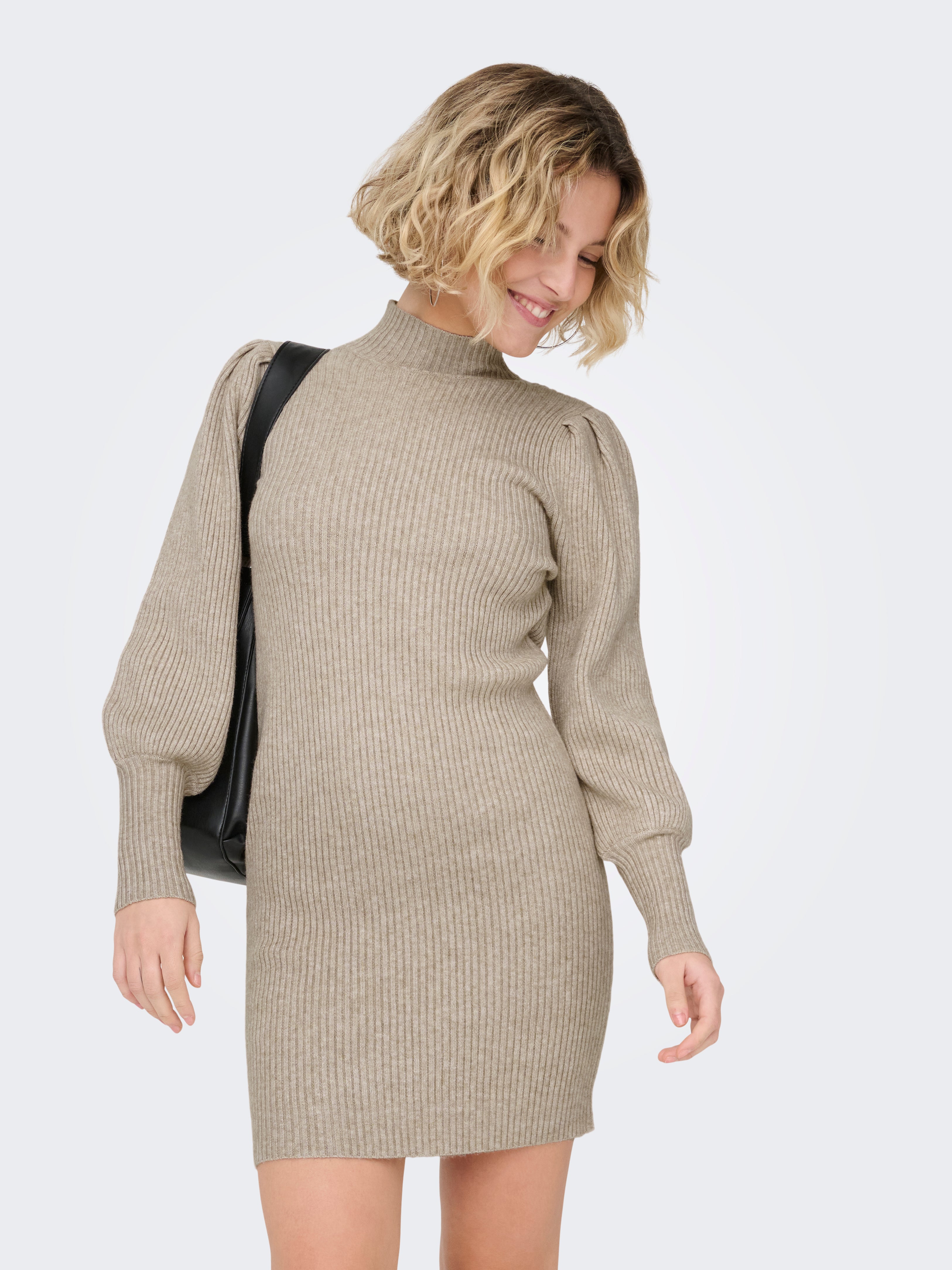 Langermet strikk Kjole med 20 rabatt | ONLY®