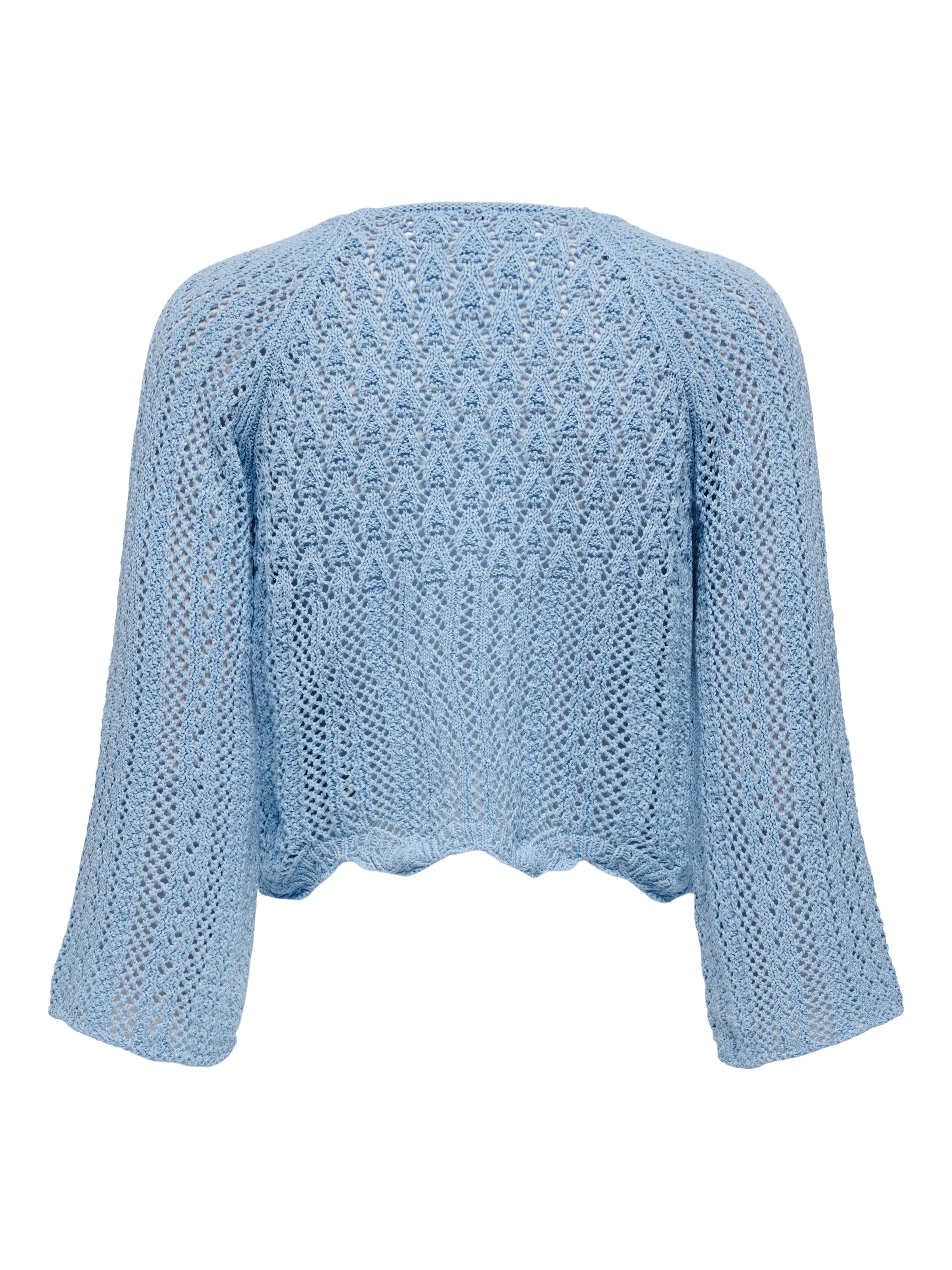 Cropped Knitted Pullover | Light Blue | ONLY®
