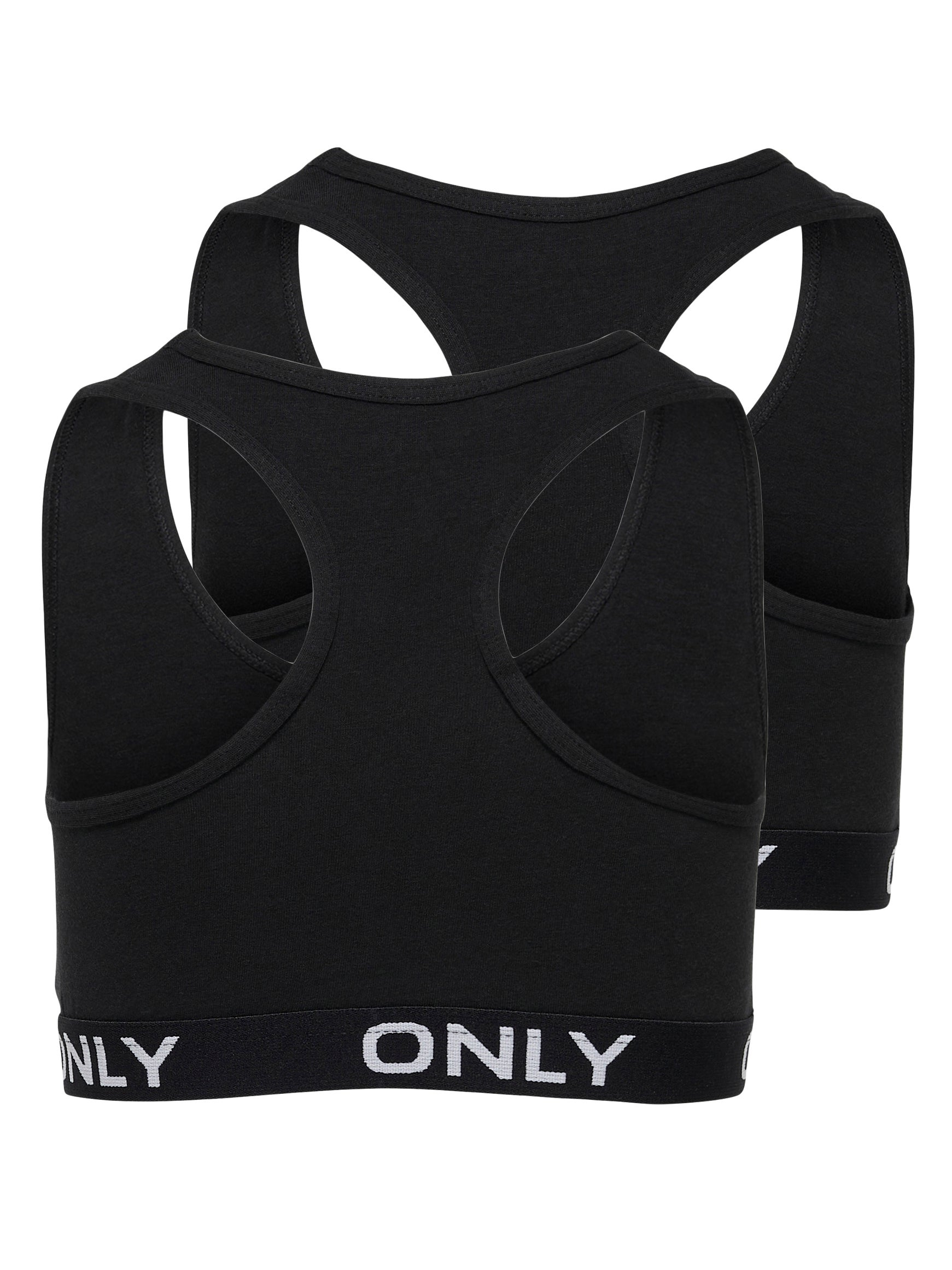2-pack logo Top | Black | ONLY®