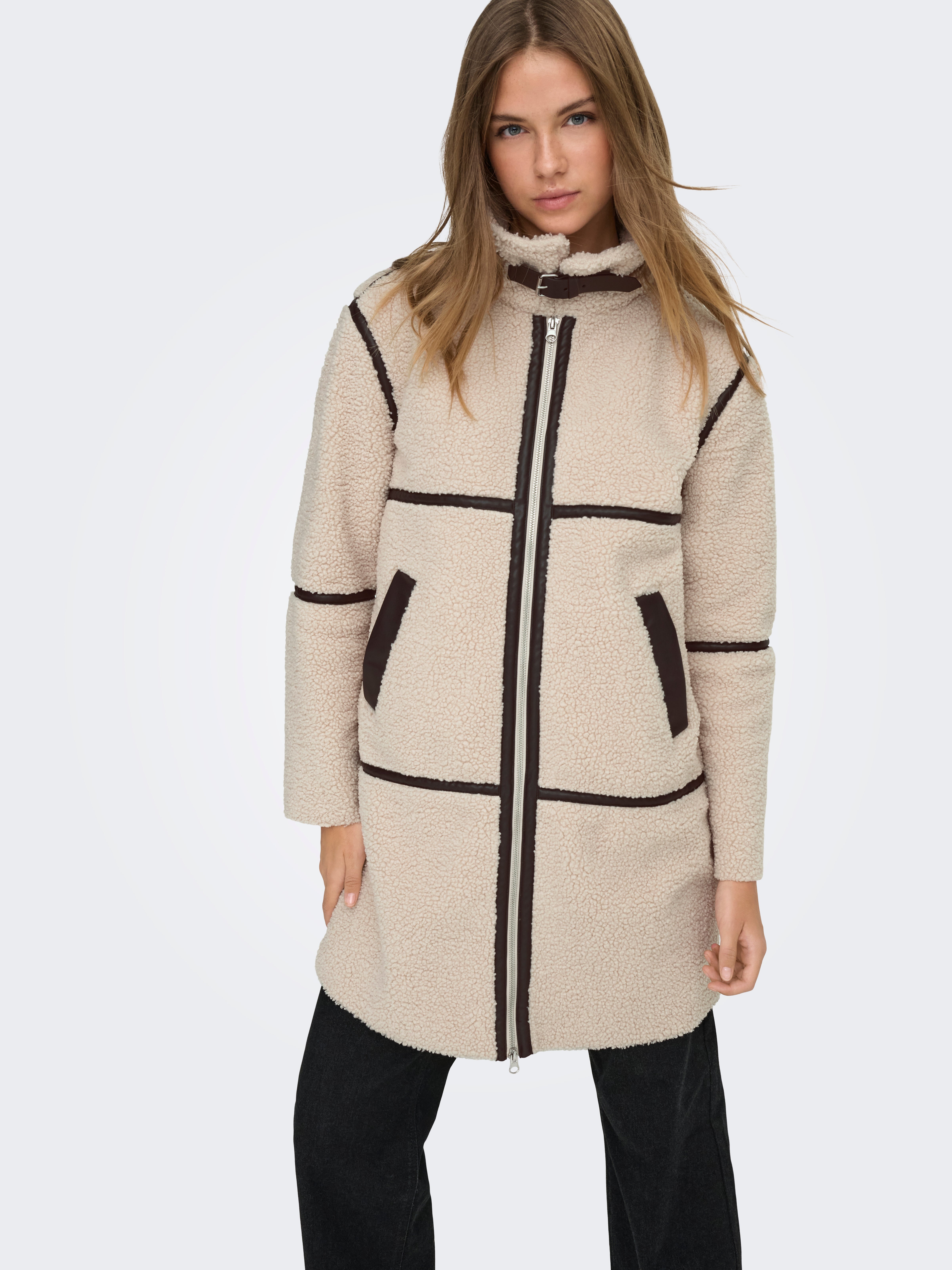 JDYFROSTY Teddy jas | Lichtgrijs | ONLY®