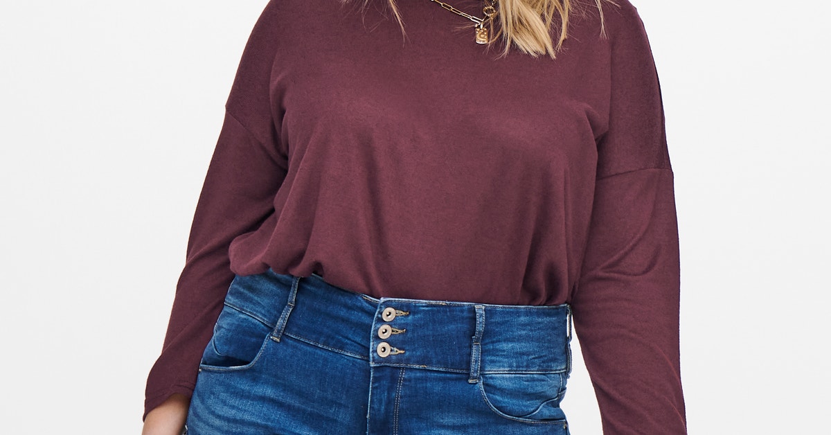 CARALBA Top | Dark Red | ONLY®