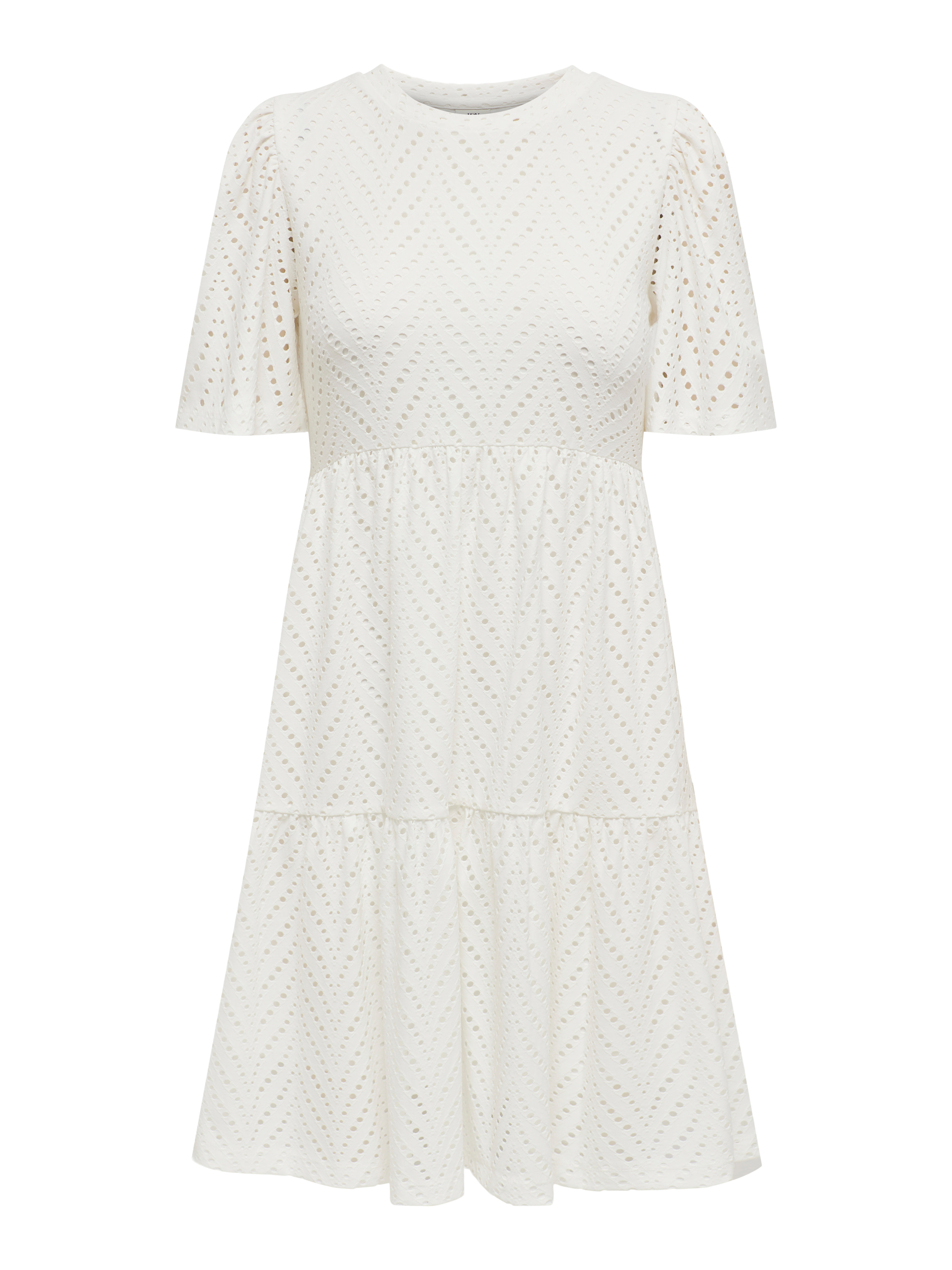 Mini dress with pattern | White | ONLY®
