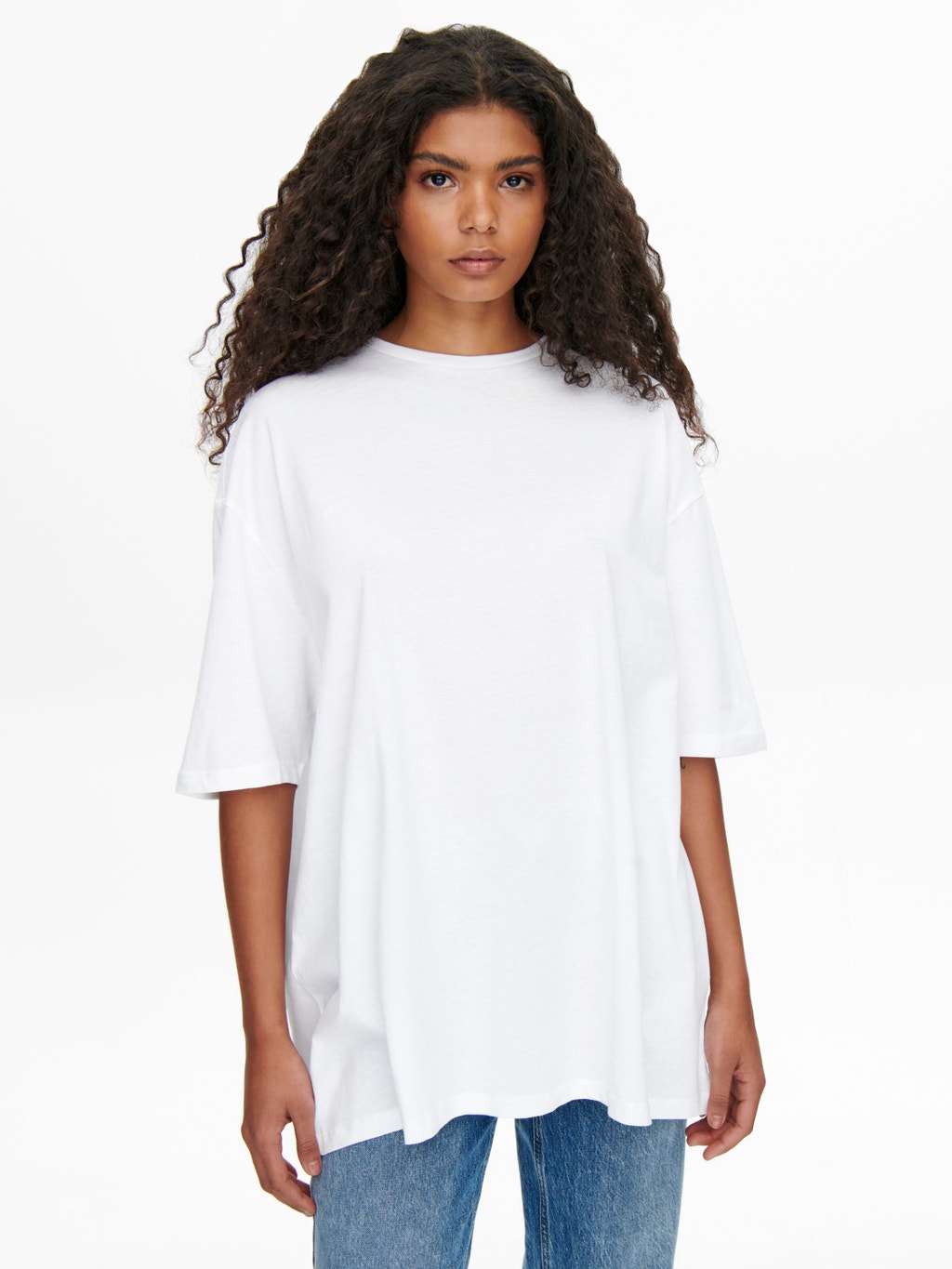 Oversized T-shirt | Wit | ONLY®
