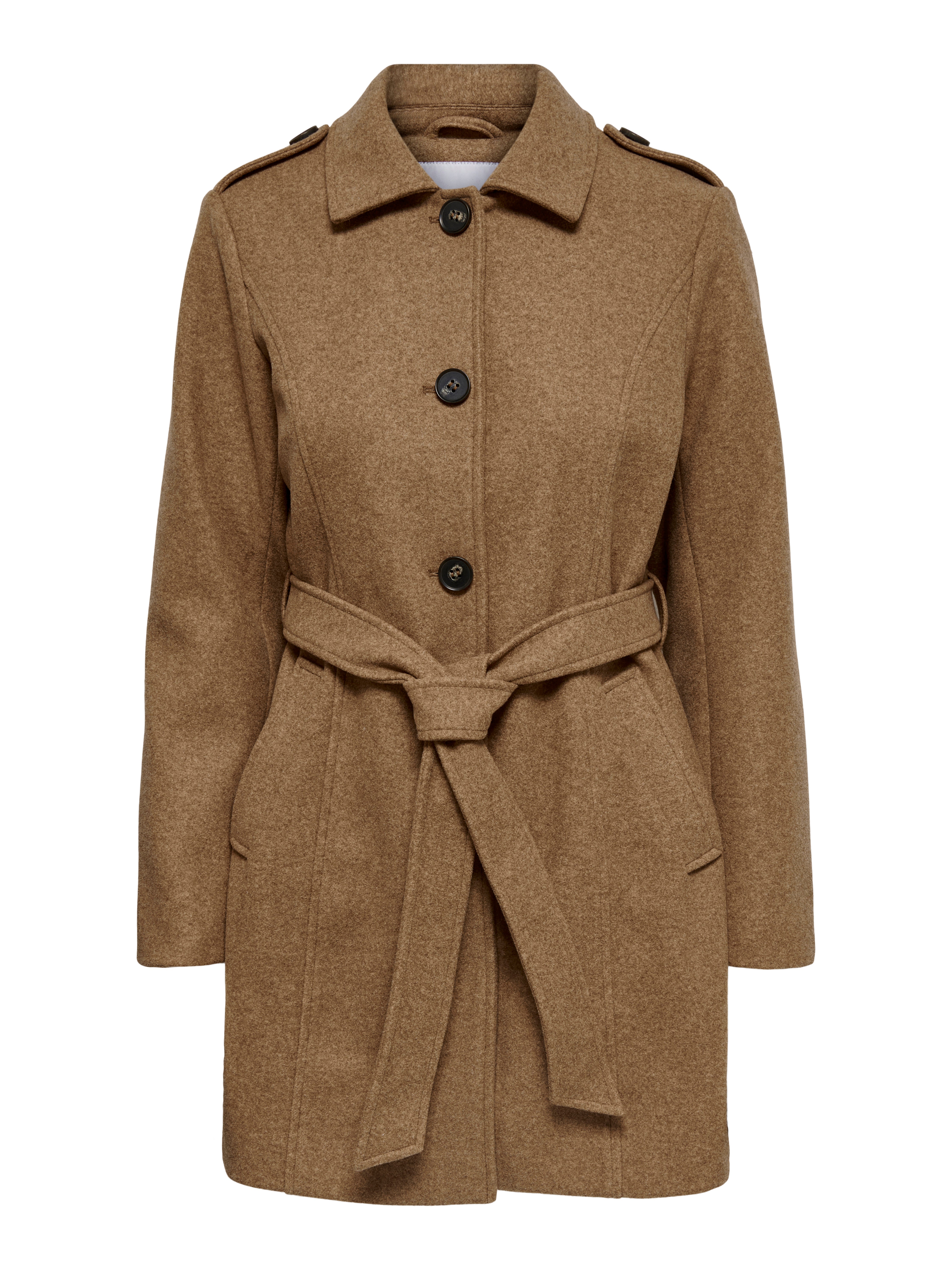 Fly-Away Kragen Trenchcoat | Mittelbraun | ONLY®