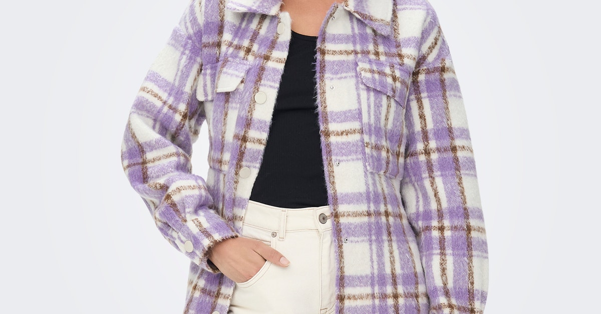 Checked Shacket with 40% discount! | ONLY®