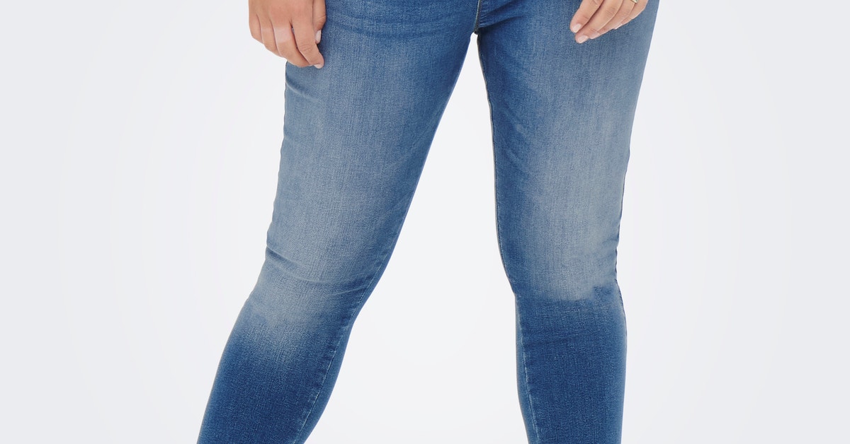 CARLAOLA Cintura alta Corte jegging Vaqueros | Azul claro | ONLY®