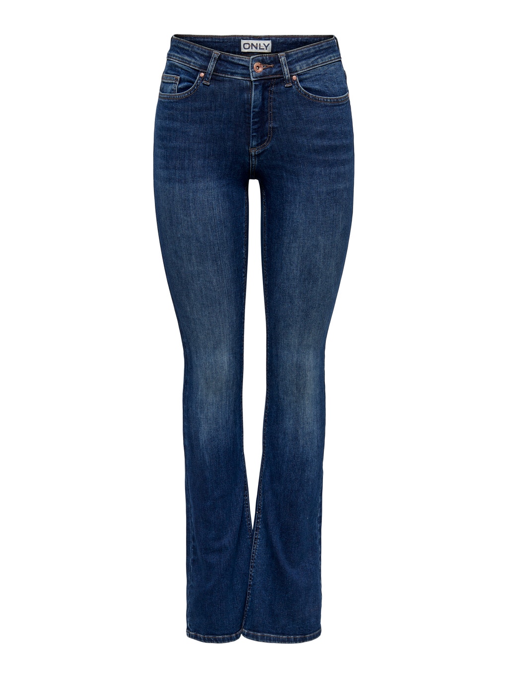 ONLBLUSH MID FLARED NOOS Flared Jeans | Donkerblauw | ONLY® ONLBLUSH MID FLARED NOOS Flared Jeans | Donkerblauw | ONLY®