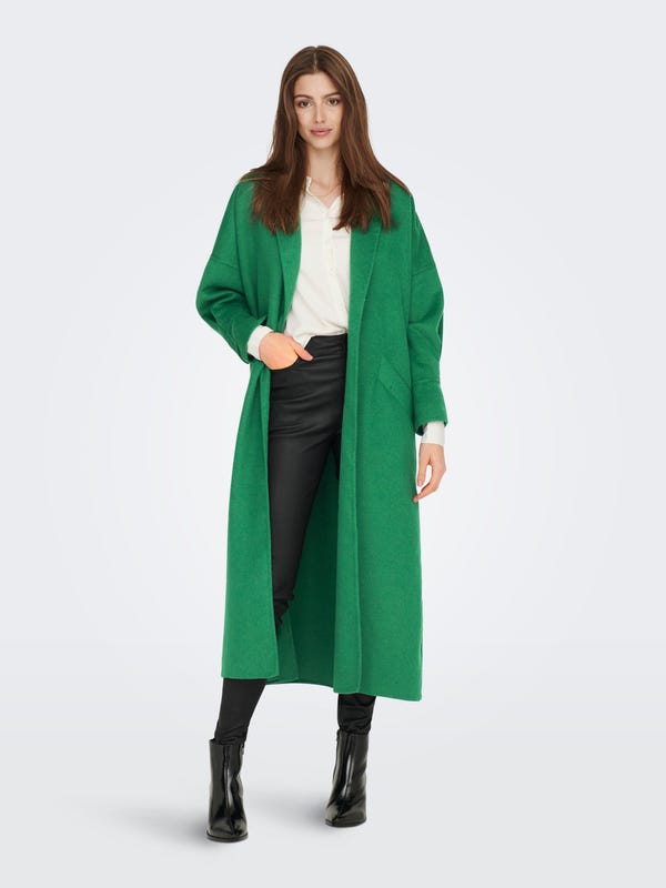 Lange Trenchcoat | Midden Grijs | ONLY®