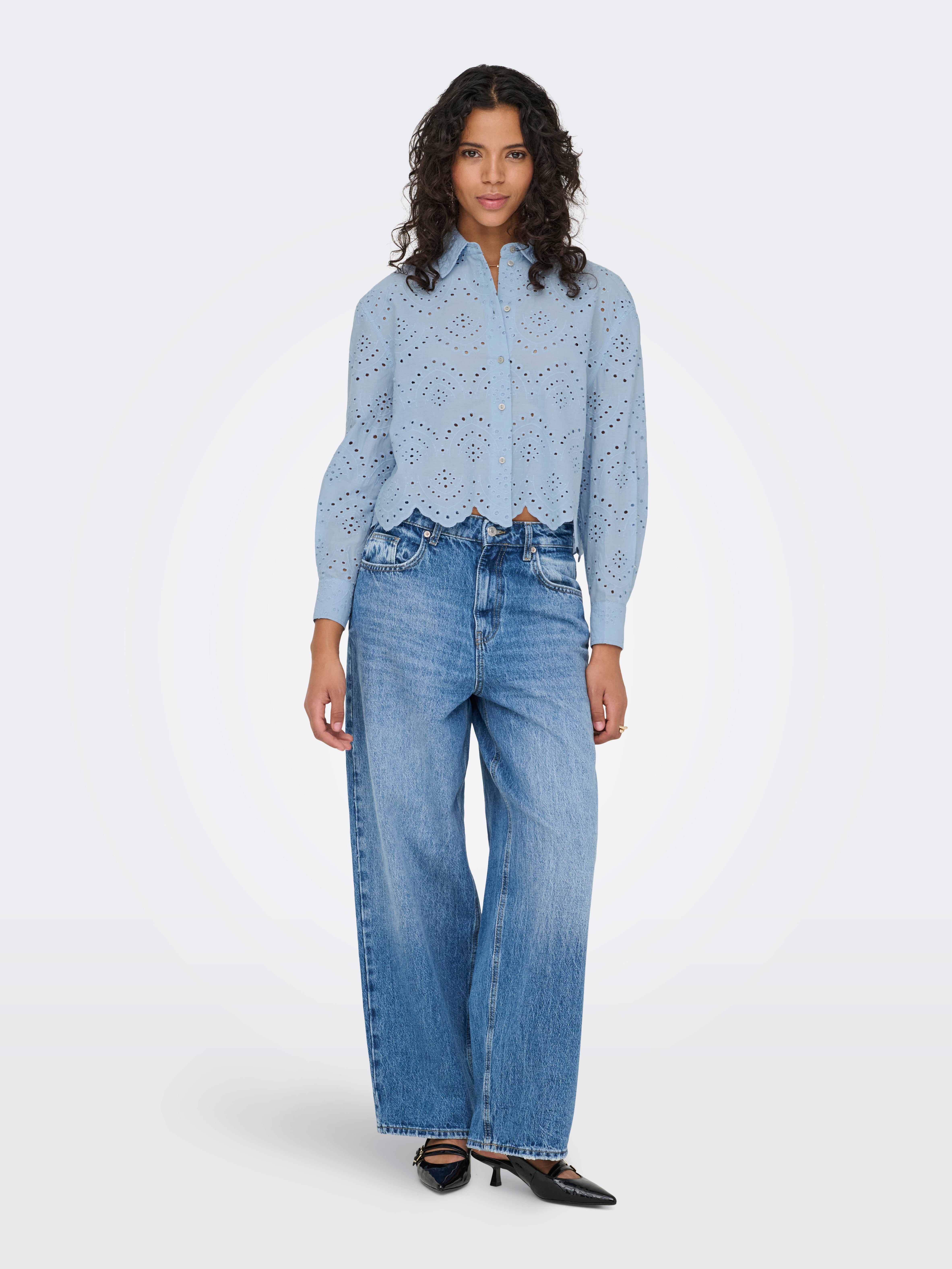 ONLVALAIS Shirt | Medium Blue | ONLY®