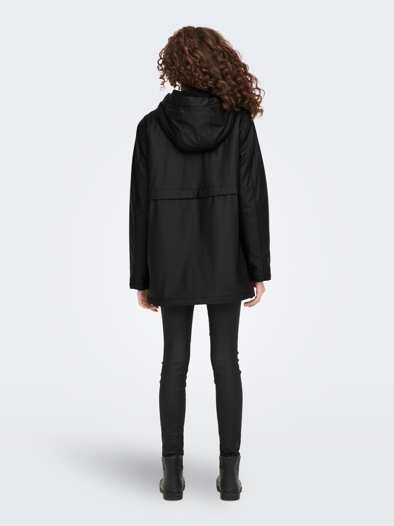 Teddy Rain Jacket Black ONLY teddy-rain-jacket-black-only