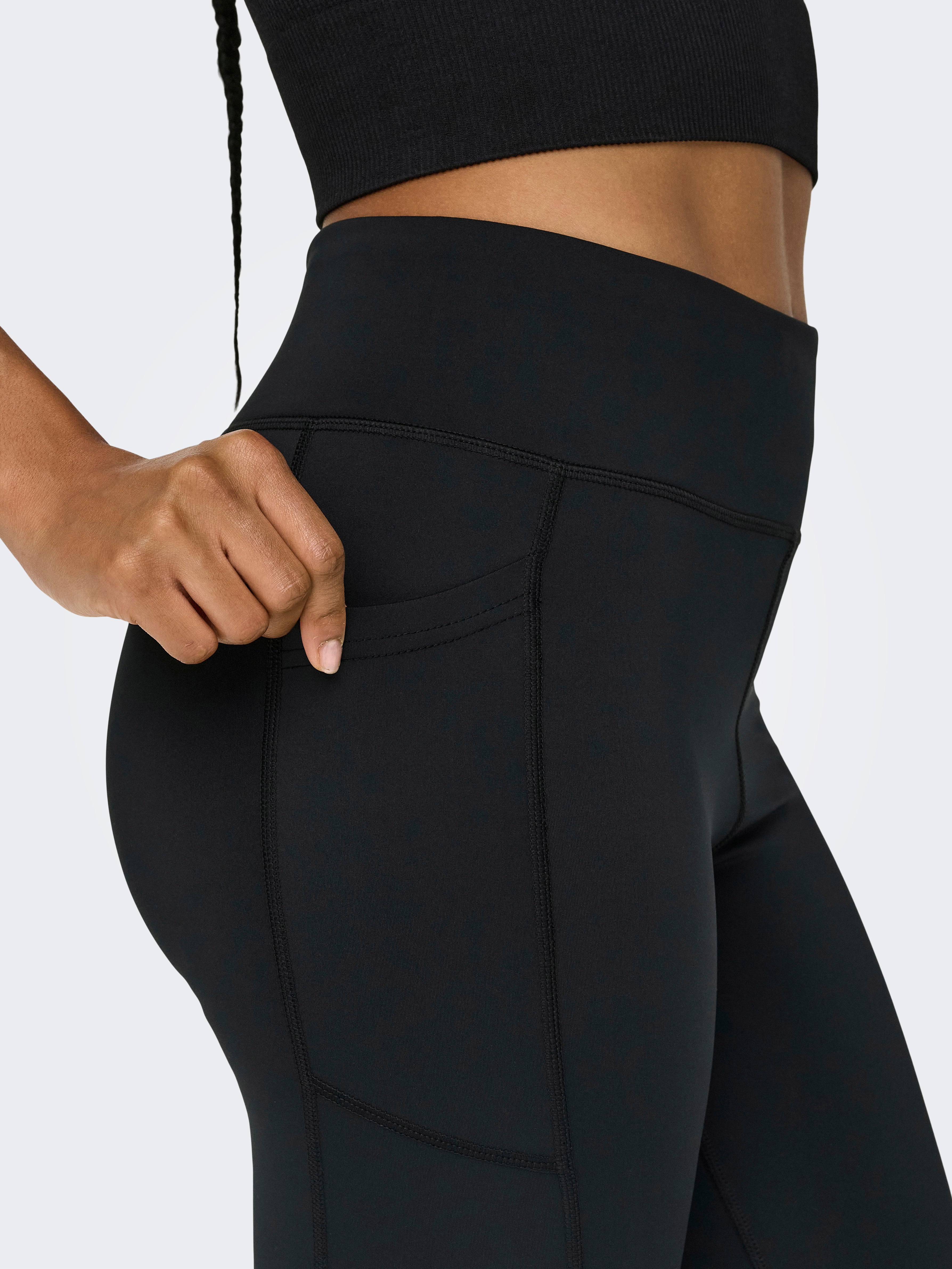 Tight fit High waist Legging | Zwart | ONLY®