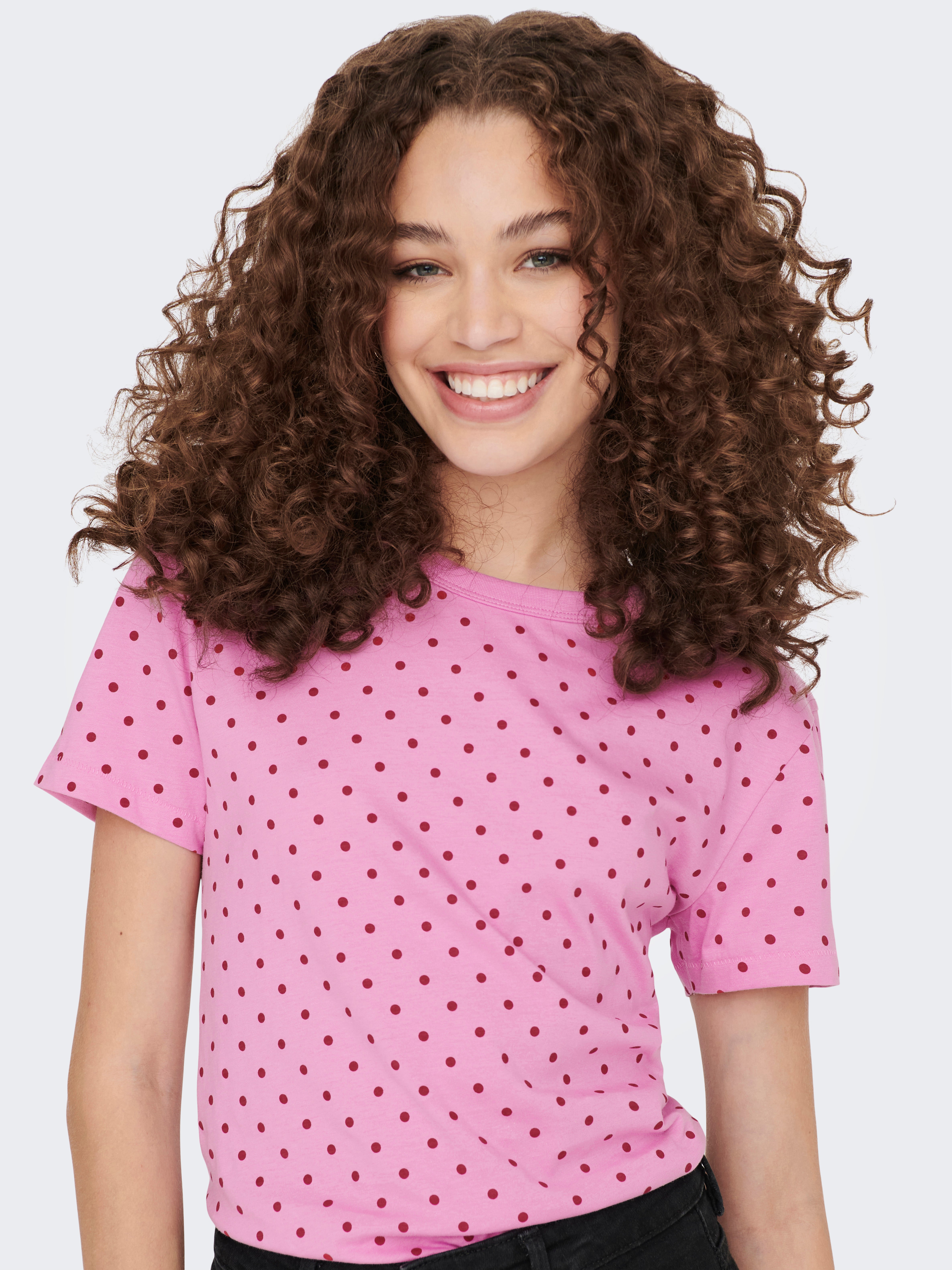 Dotted T-shirt | Light Purple | ONLY®