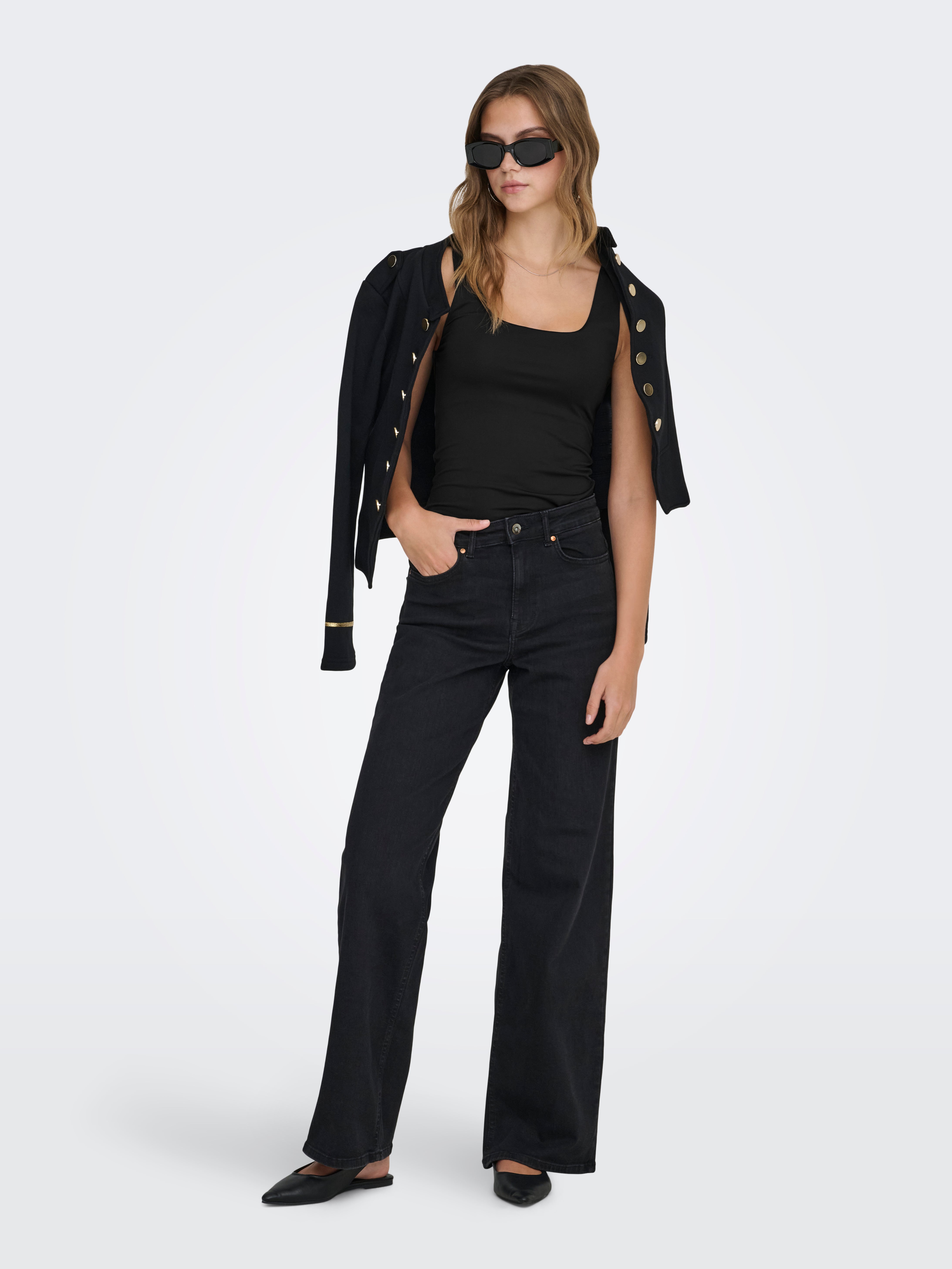 Vendbar top | Sort | ONLY®