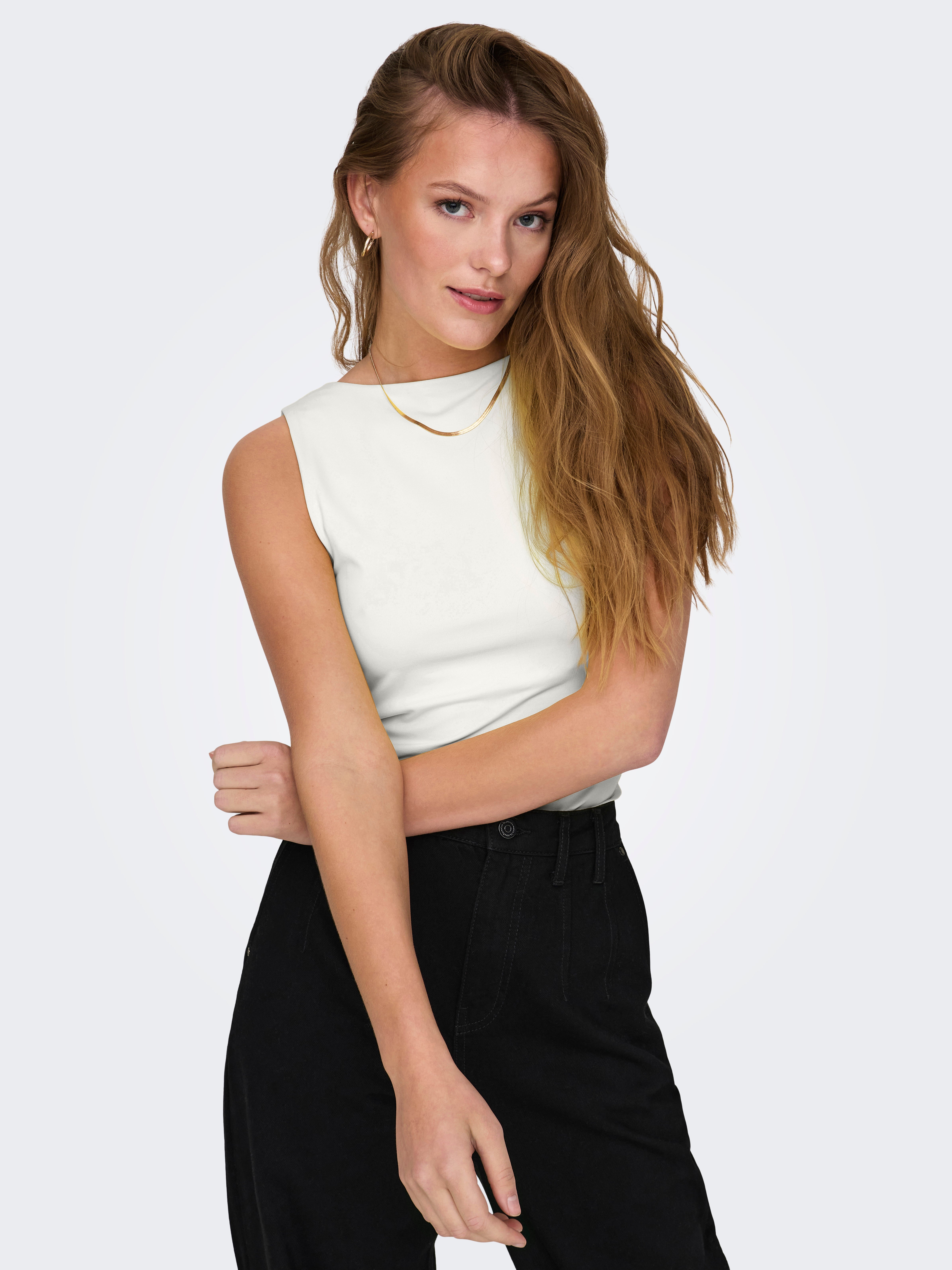 2-Ways Top | Wit | ONLY®