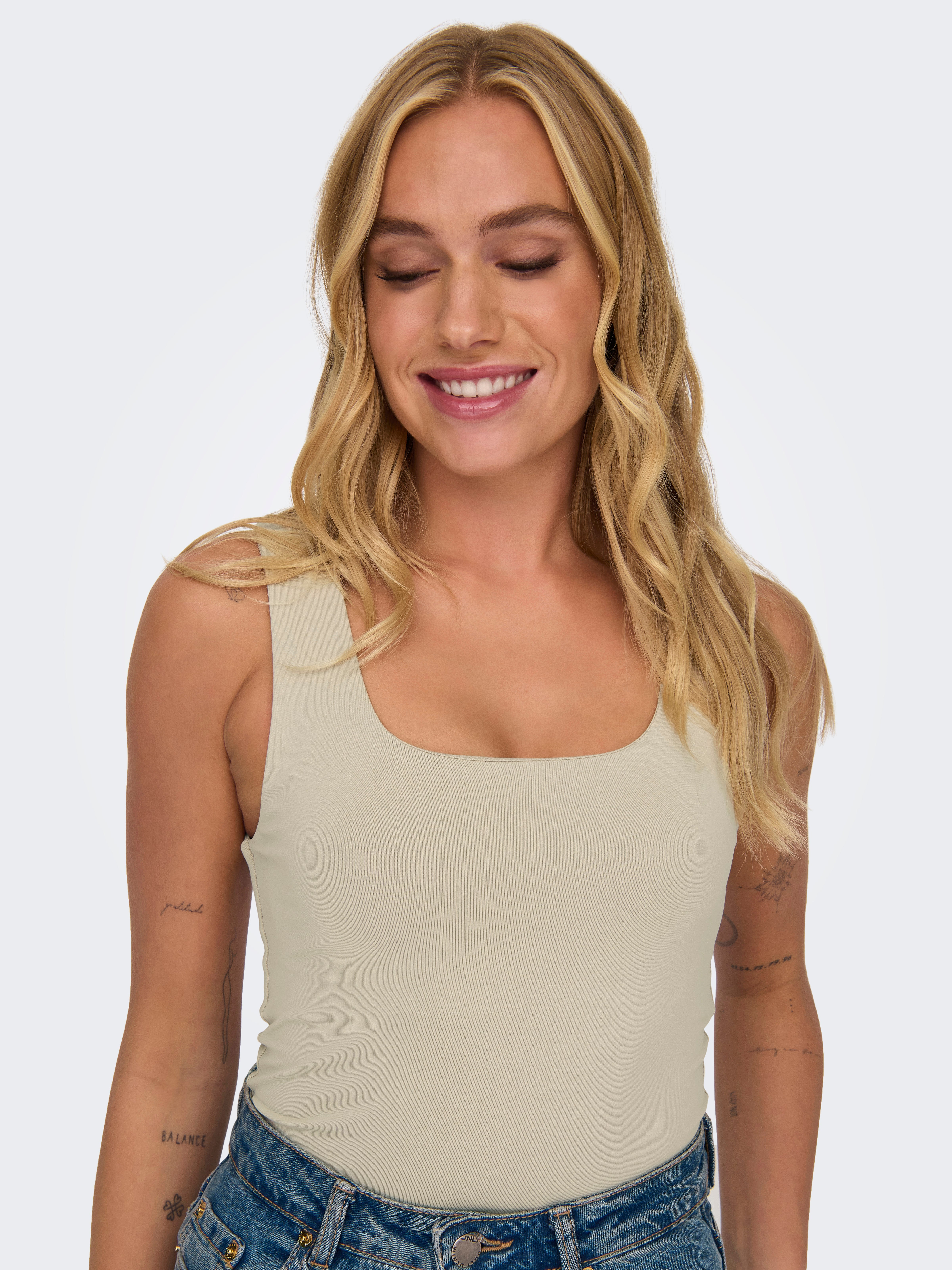 Vendbar top | Beige | ONLY®