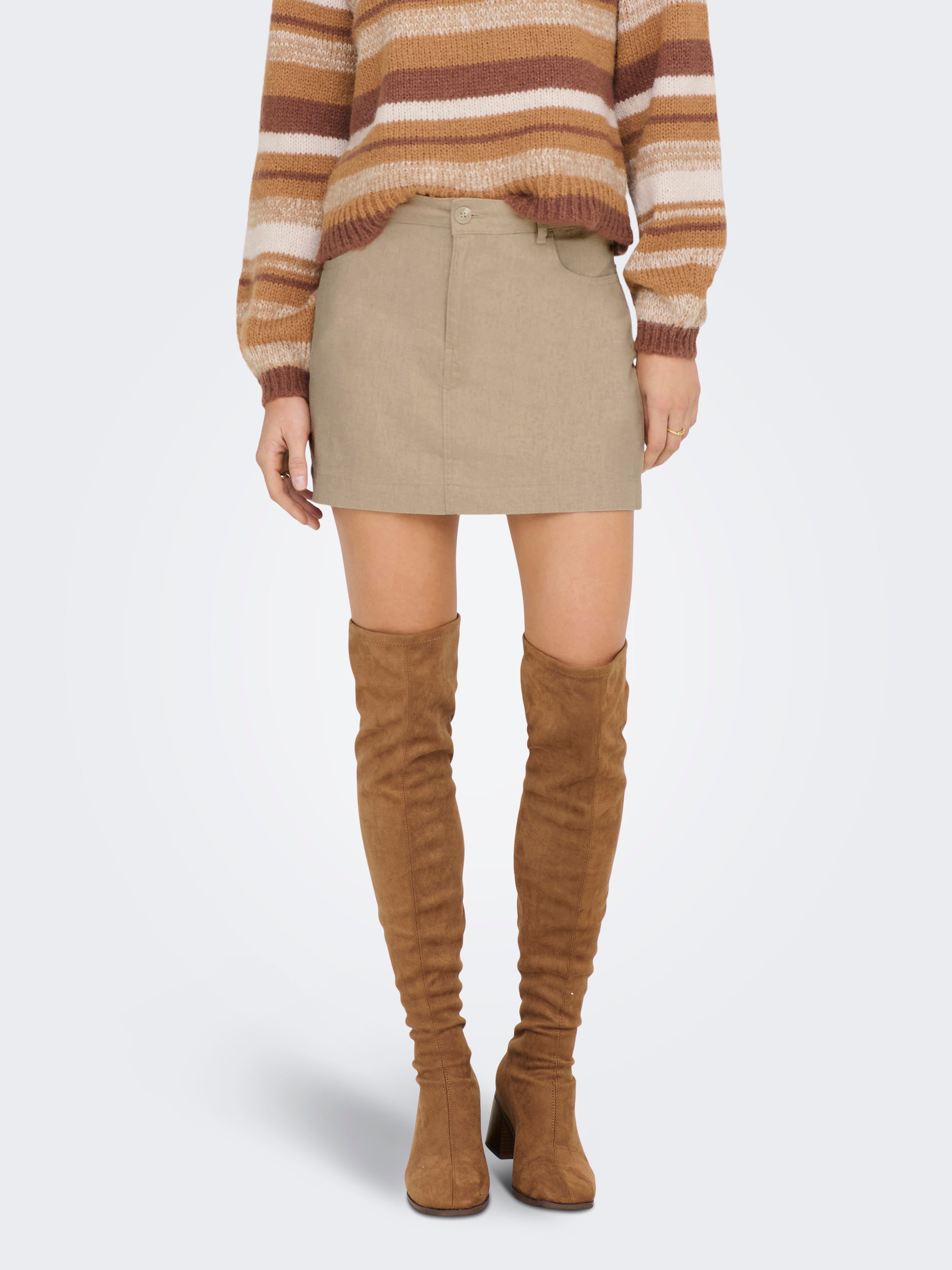 Kort Cargo Nederdel | Mørkegrøn | ONLY®