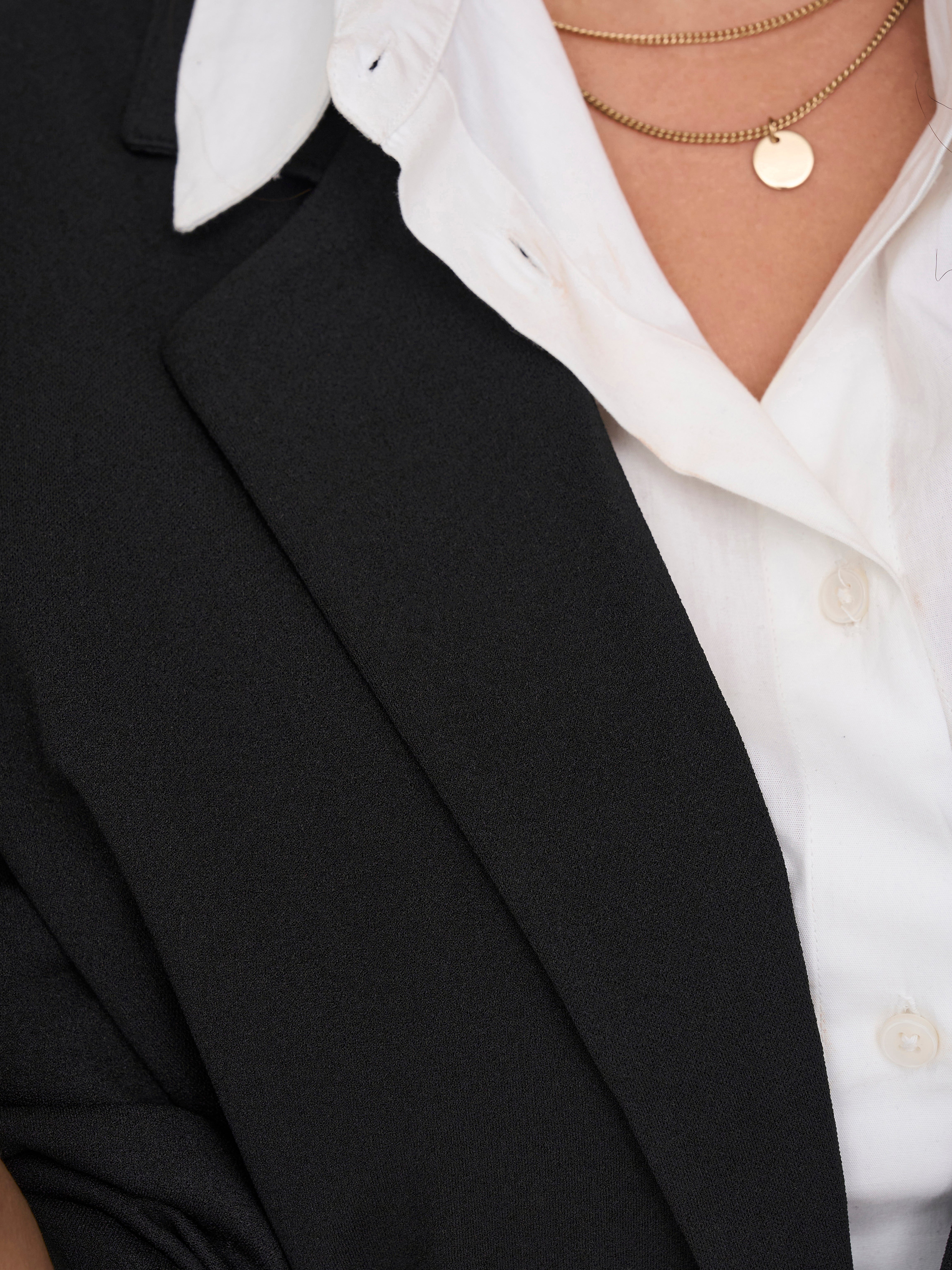 Curvy open Blazer | Black | ONLY®