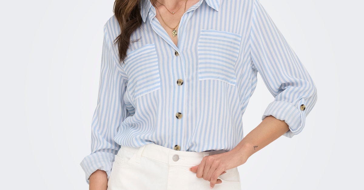 ONLYASMIN Camicia | Medium Blue | ONLY®