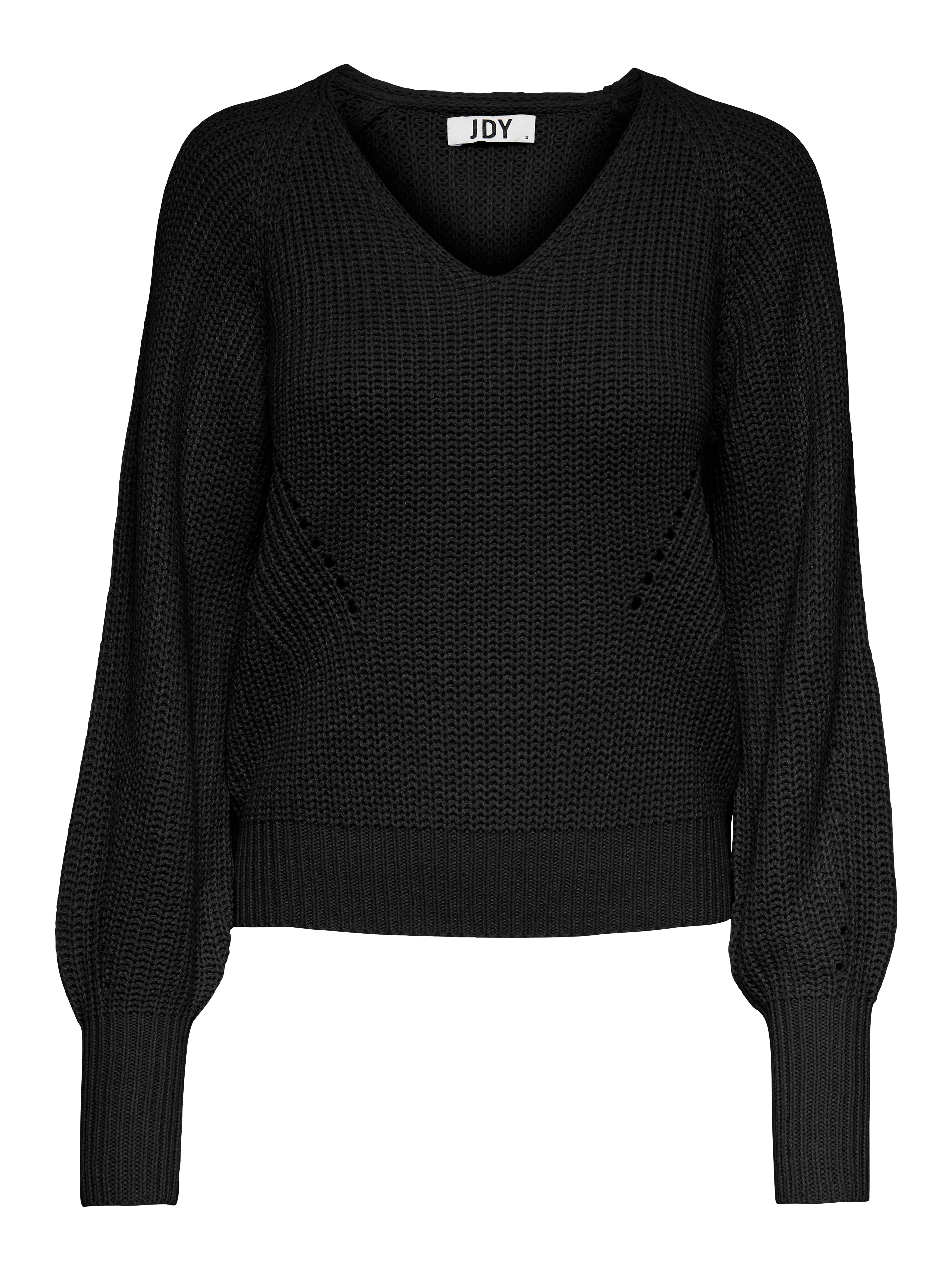 Pull-overs Col en V | Black | ONLY®