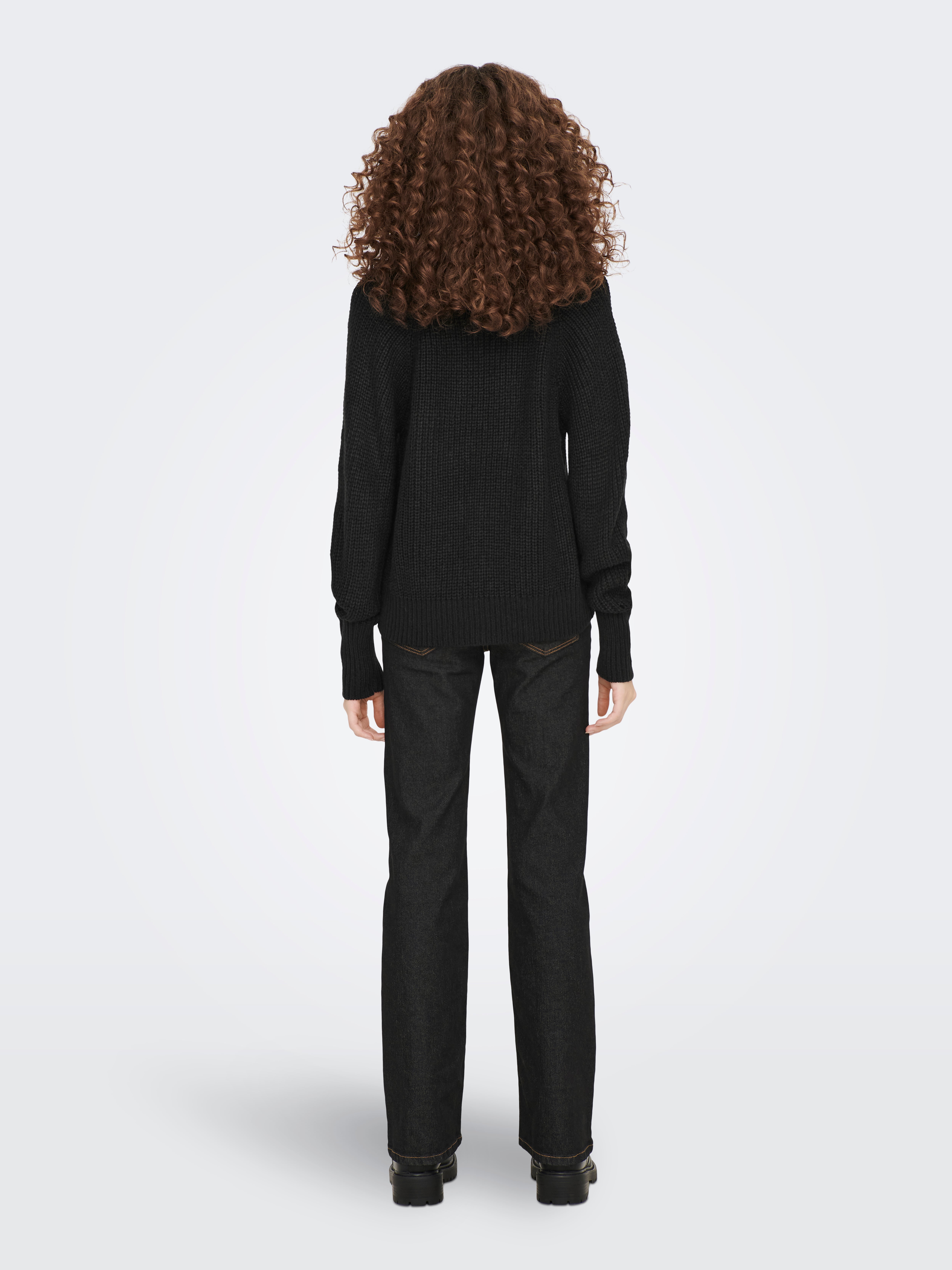 Pull-overs Col en V | Black | ONLY®