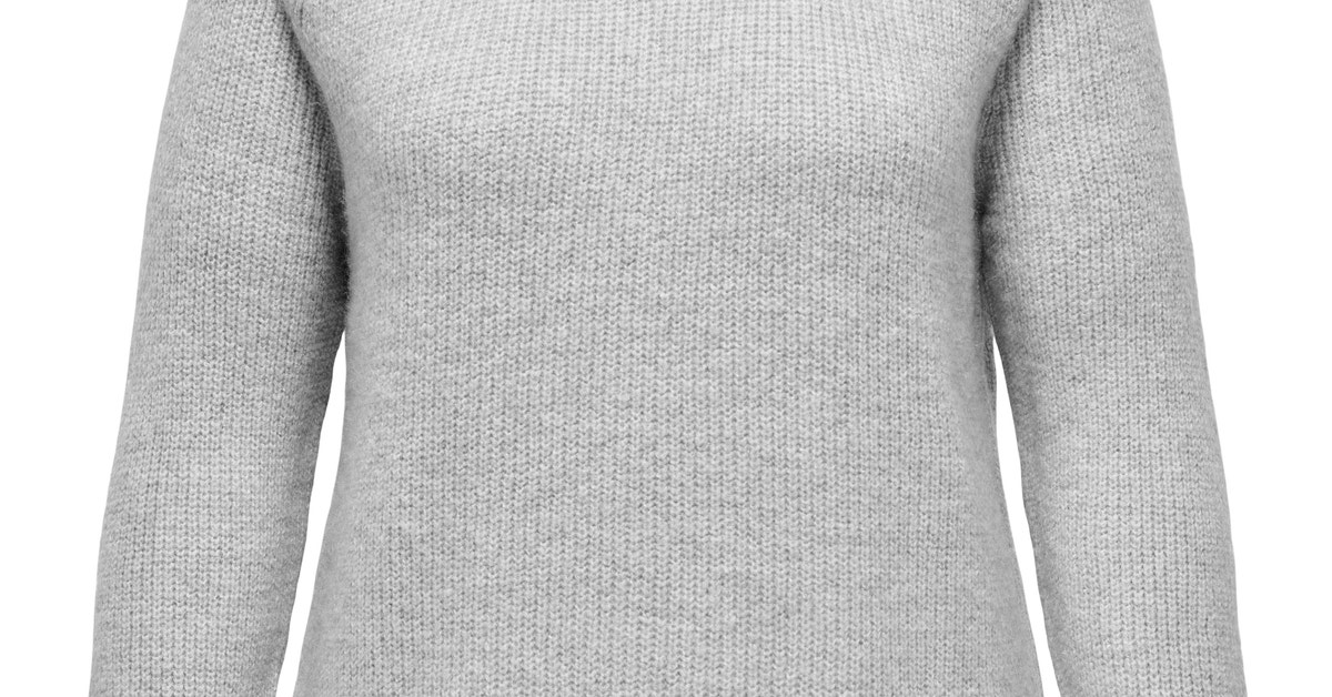 CARJADE Knitted pullover | Light Grey | ONLY®