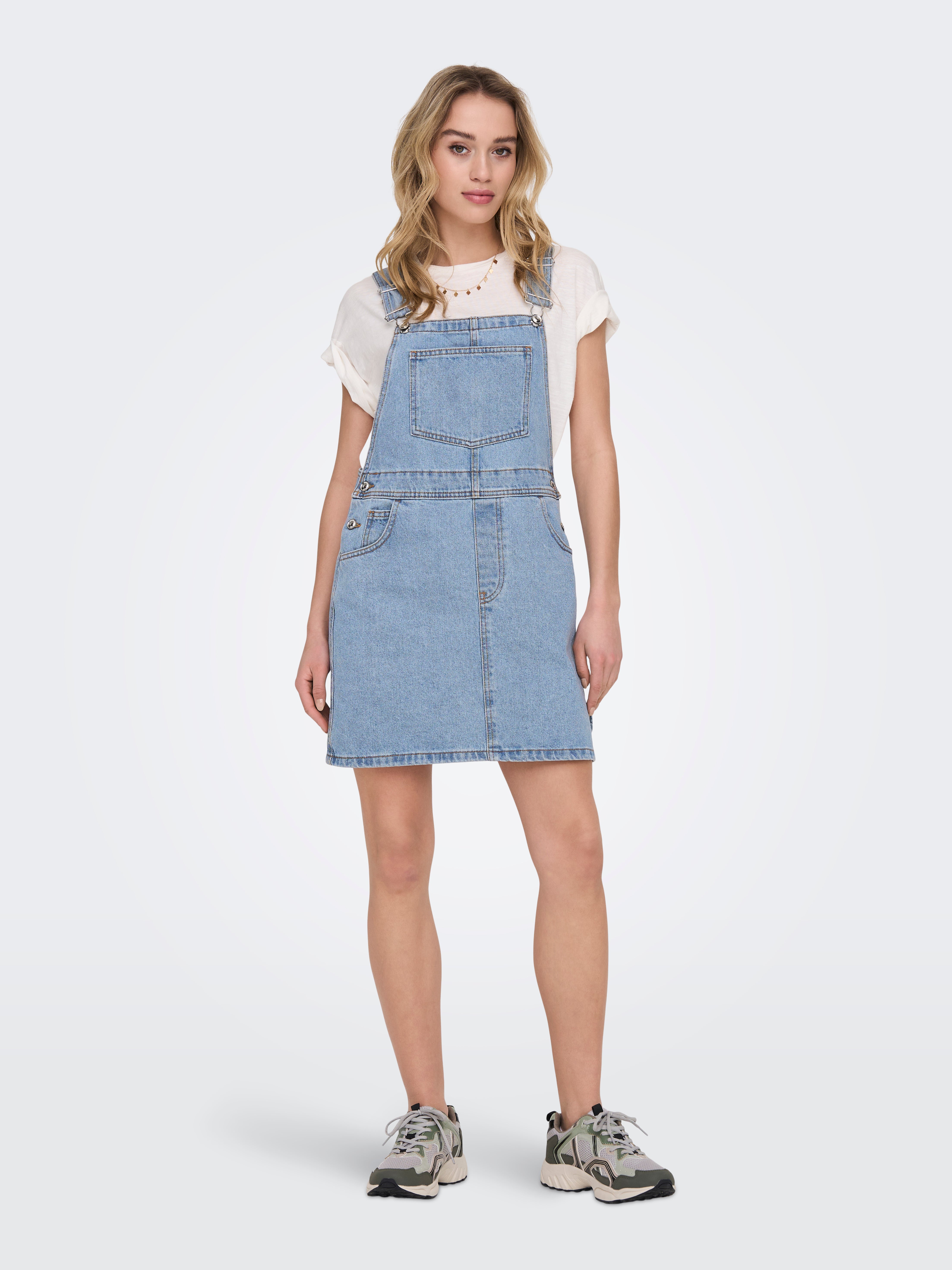 Denim Spencer Mini Dress | Medium Blue | ONLY®